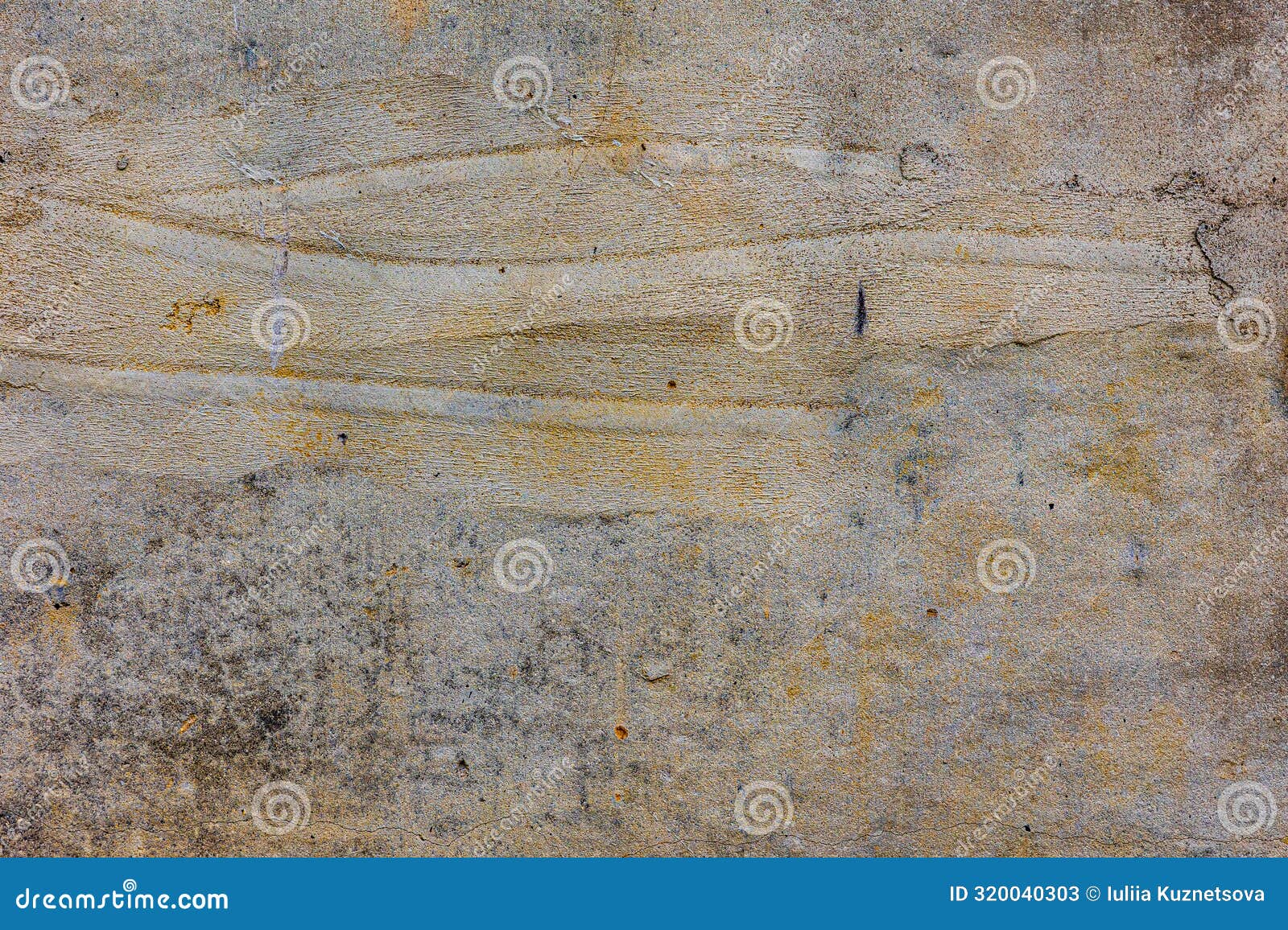 An Old Concrete Wall. the Process of Moldy Buildings Stock Image ...