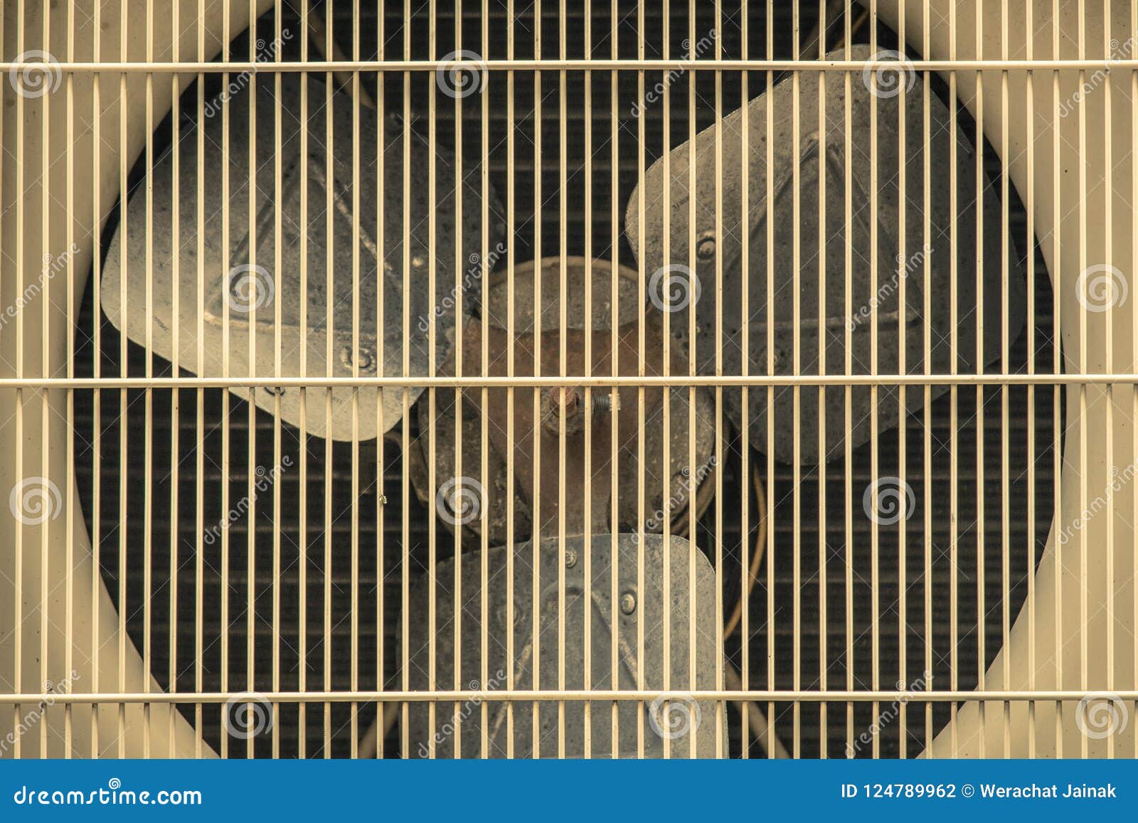 Condensing Unit of Air Condition Stock Photo - Image of building, home ...
