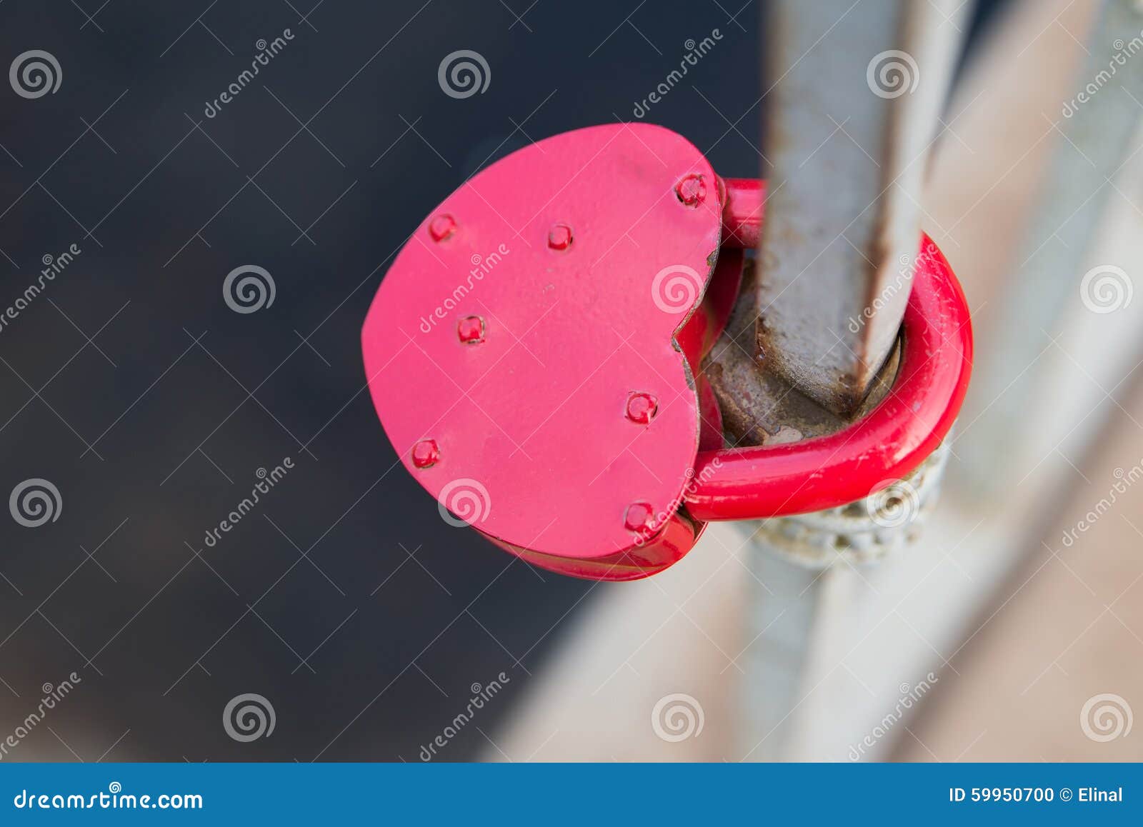 Old Condition Rusty Metal Lock. Shape Heart Stock Photo - Image of ...