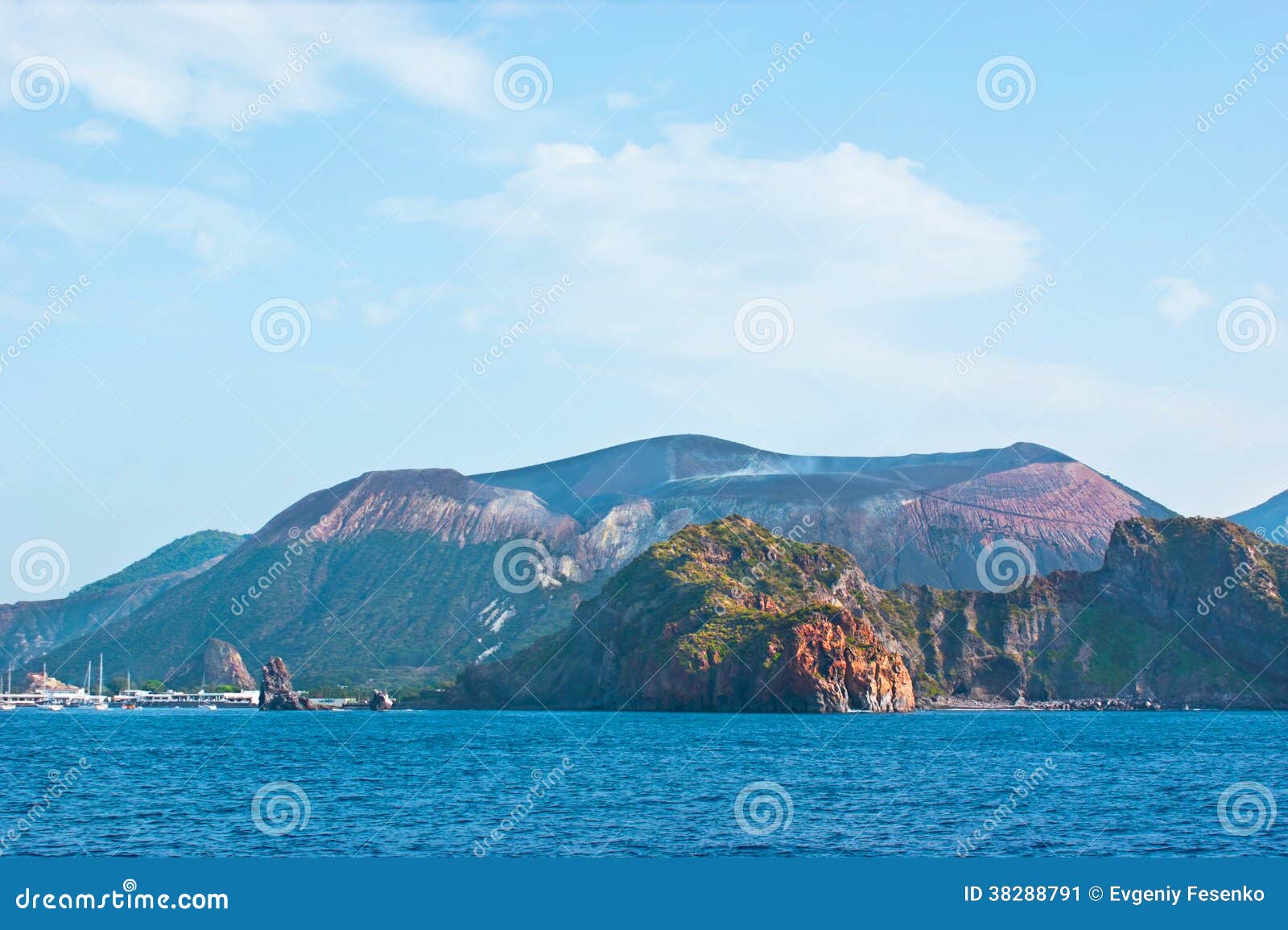 The Fossa Crater On Vulcano, Italy Stock Photography | CartoonDealer ...