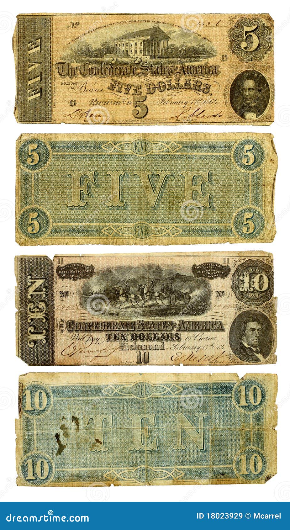 Five Dollar Front And Back