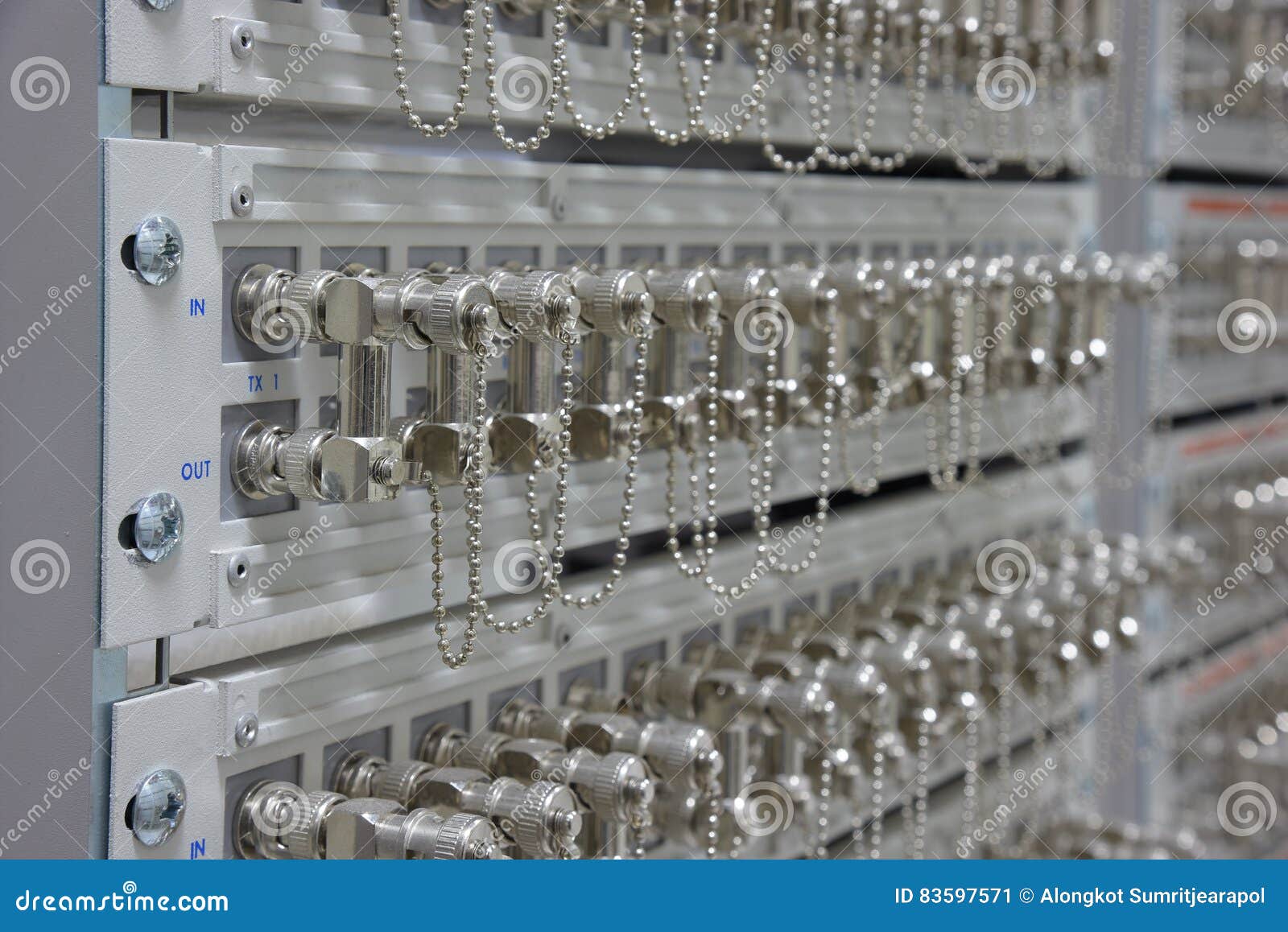 Old Connector for Telecommunication System. Stock Image - Image of ...