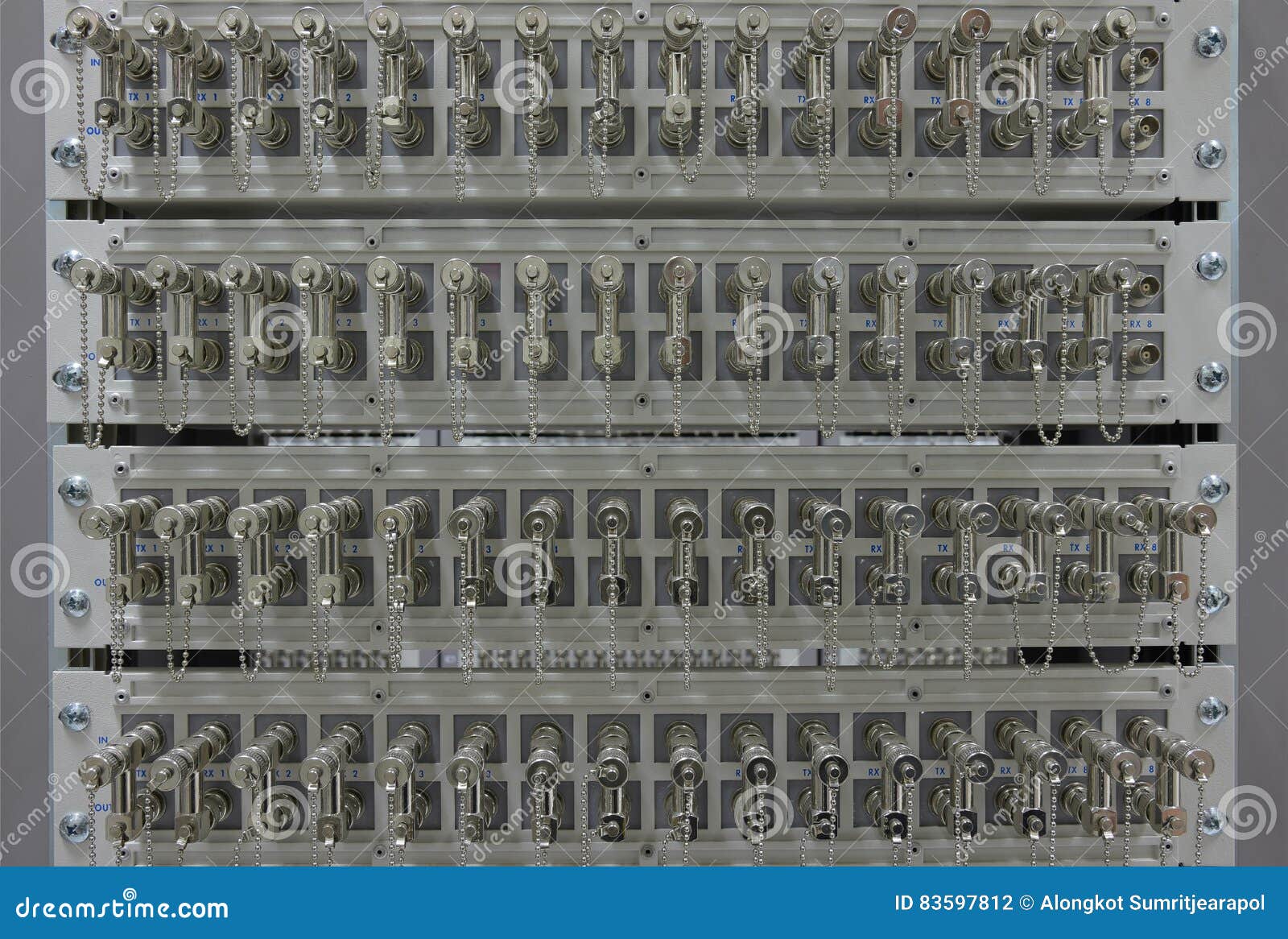 Old Connector for Telecommunication System. Stock Photo - Image of ...