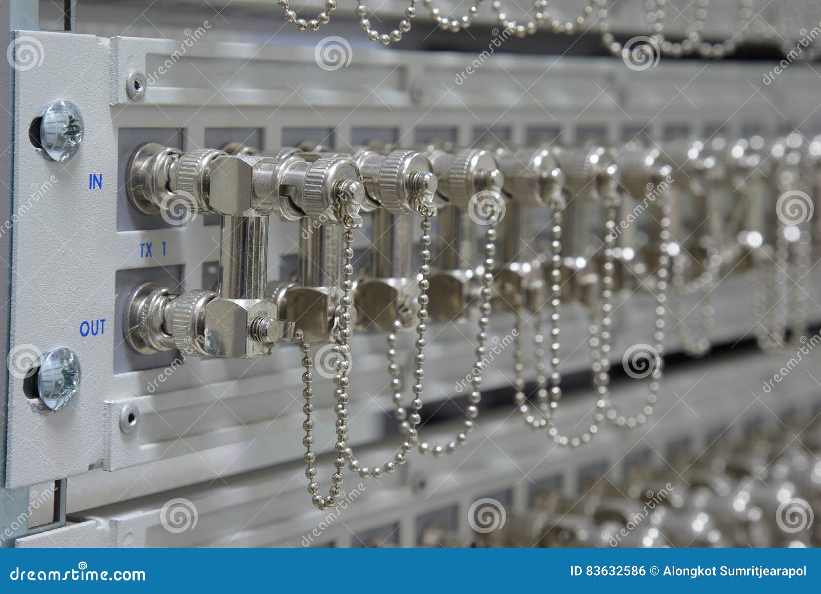 Old Connector for Telecommunication System. Stock Photo - Image of ...