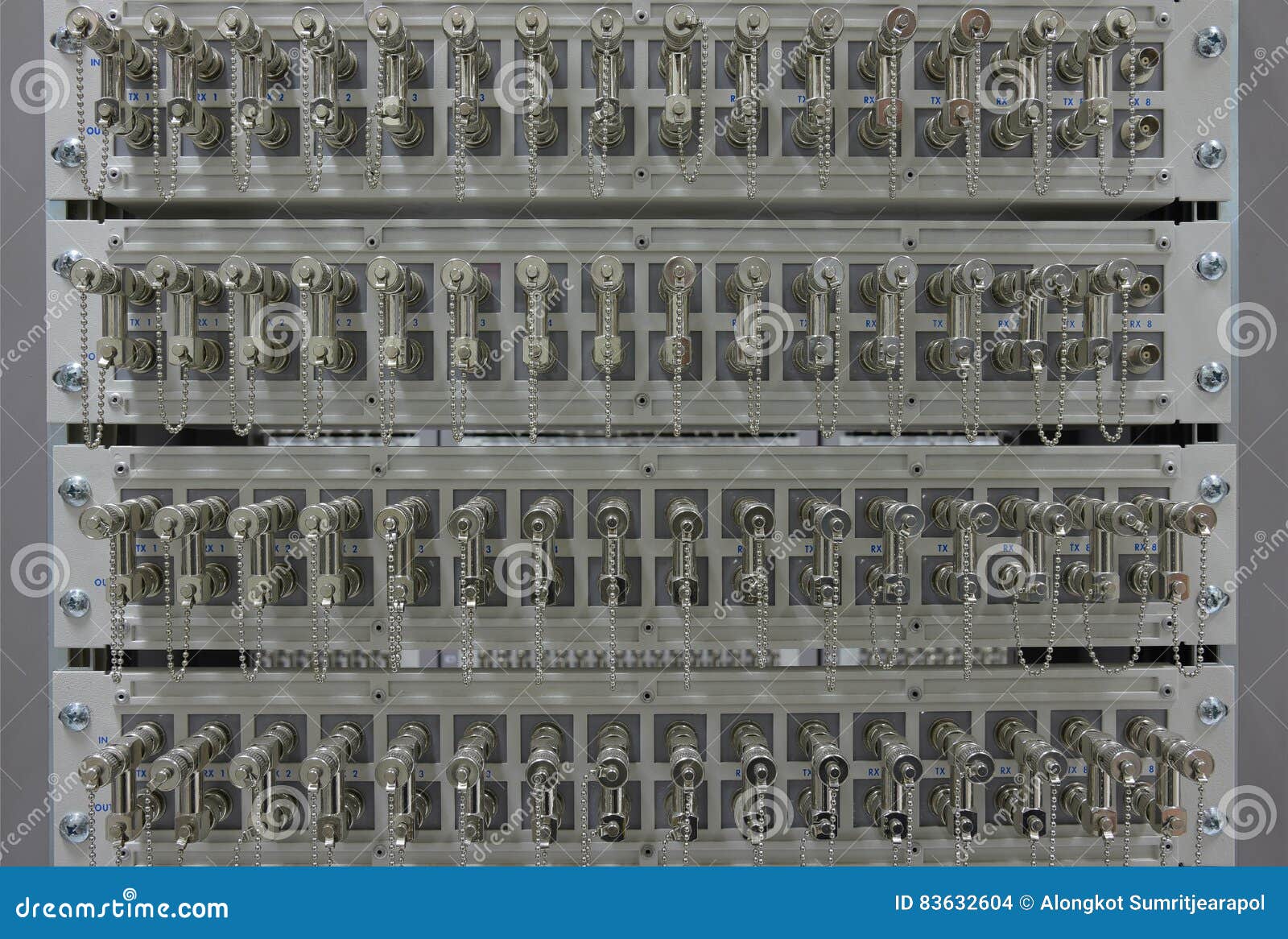 Old Connector for Telecommunication System. Stock Photo - Image of ...