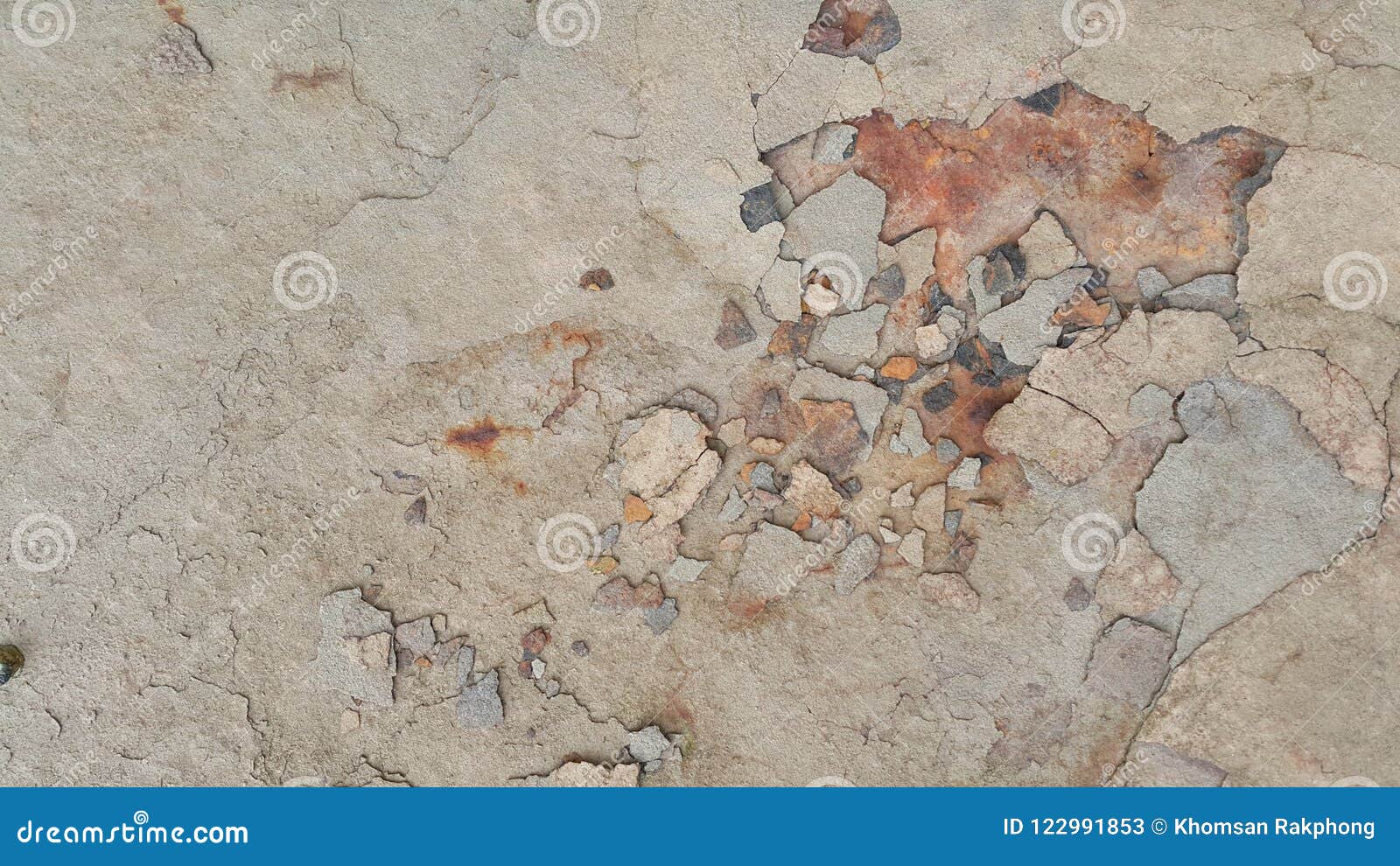 Old Construction and Rust Steel Affect from Corrosive Environment Stock ...