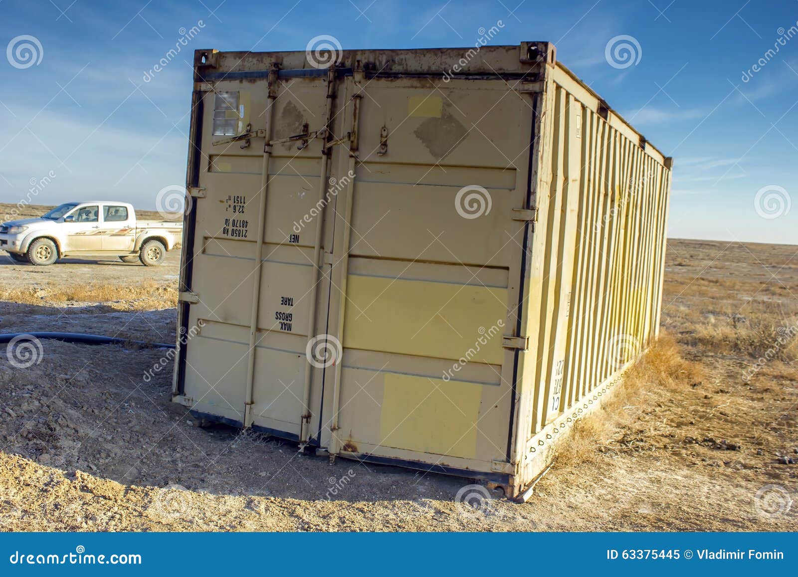 Old container. stock image. Image of industrial, autumn - 63375445
