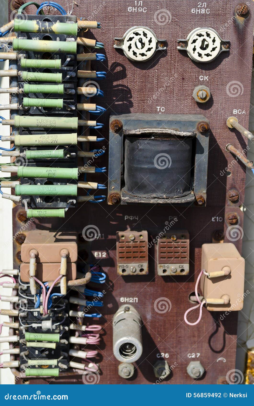 An old control board stock photo. Image of outside, control - 56859492