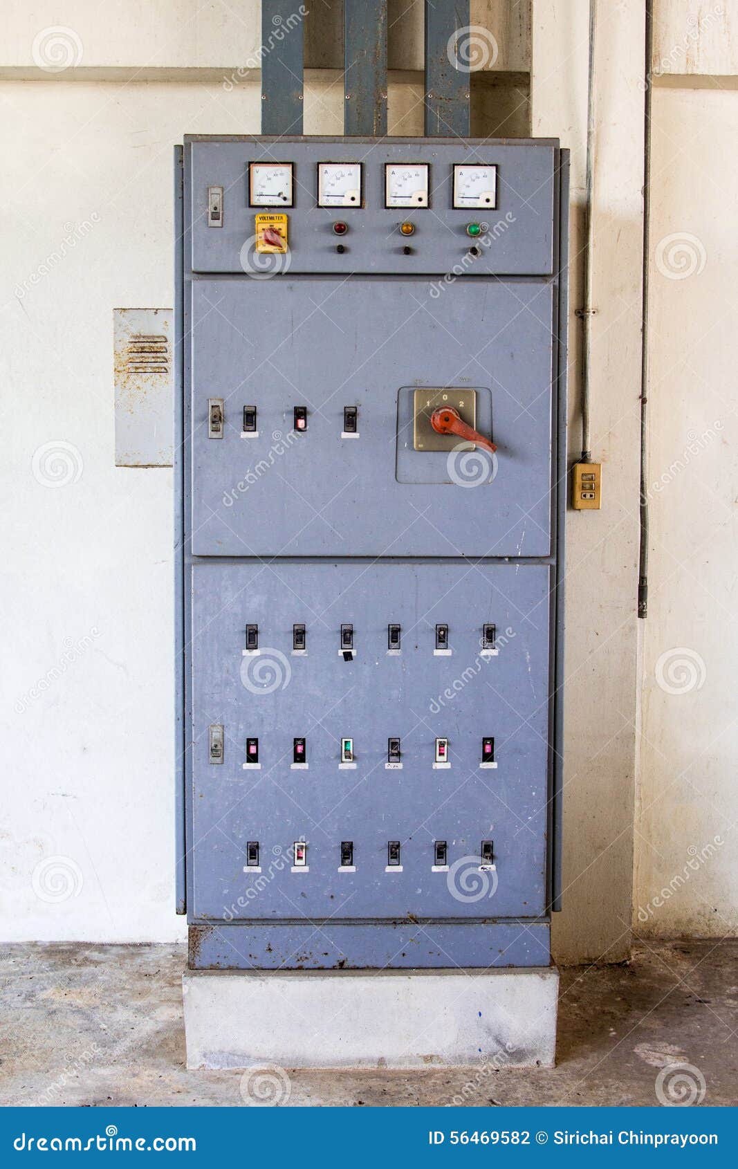 Old control box stock photo. Image of closeup, energy - 56469582
