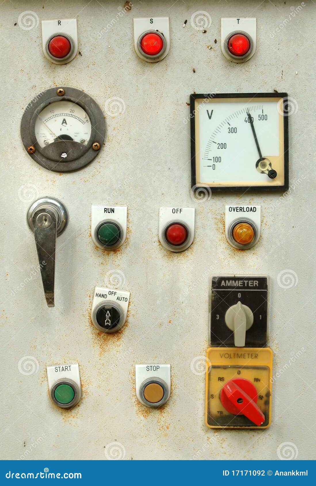 Old control panel stock photo. Image of power, industrial - 17171092