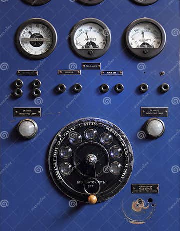 Old Control Panel stock image. Image of generation, high - 29213857