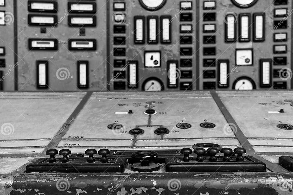 Old Control panel stock photo. Image of abandoned, panel - 80153208