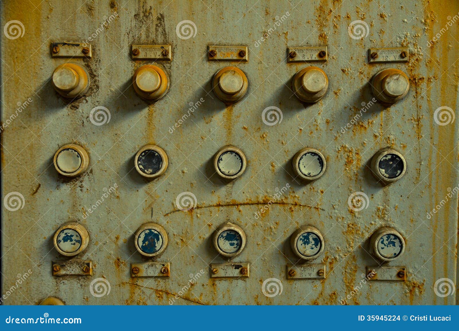Old control panel stock photo. Image of background, grunge - 35945224