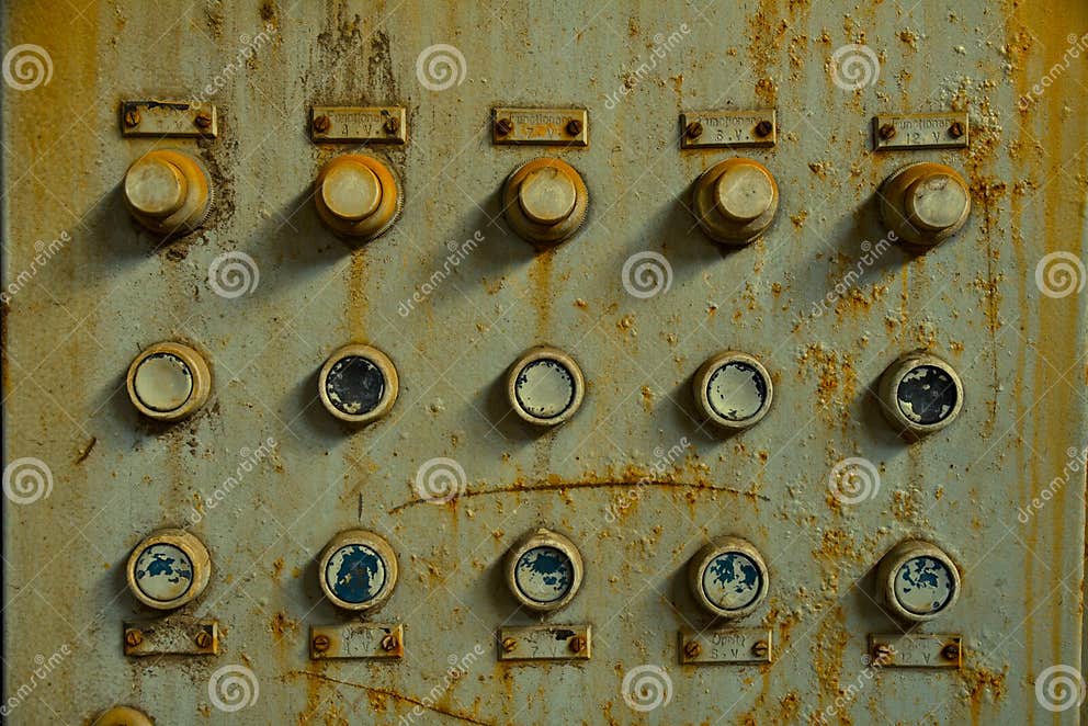 Old control panel stock photo. Image of background, grunge - 35945224
