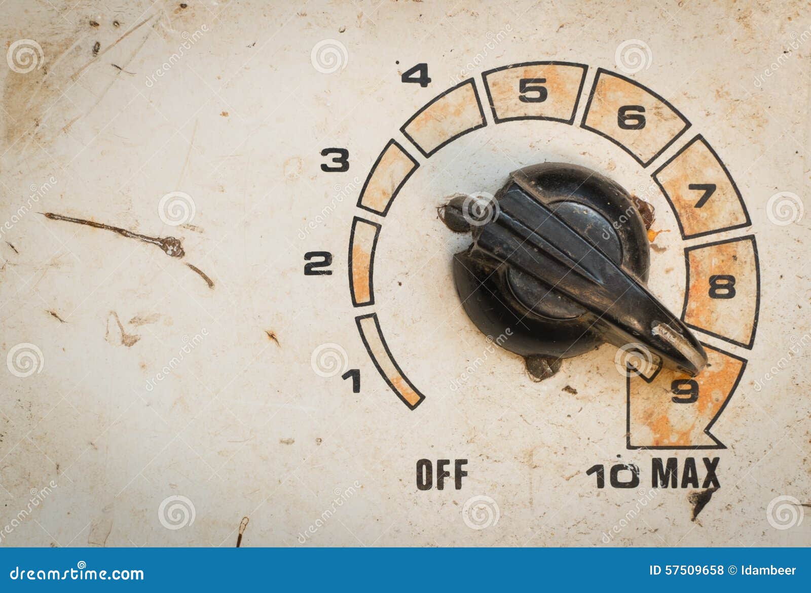 Old control panel button stock photo. Image of white - 57509658