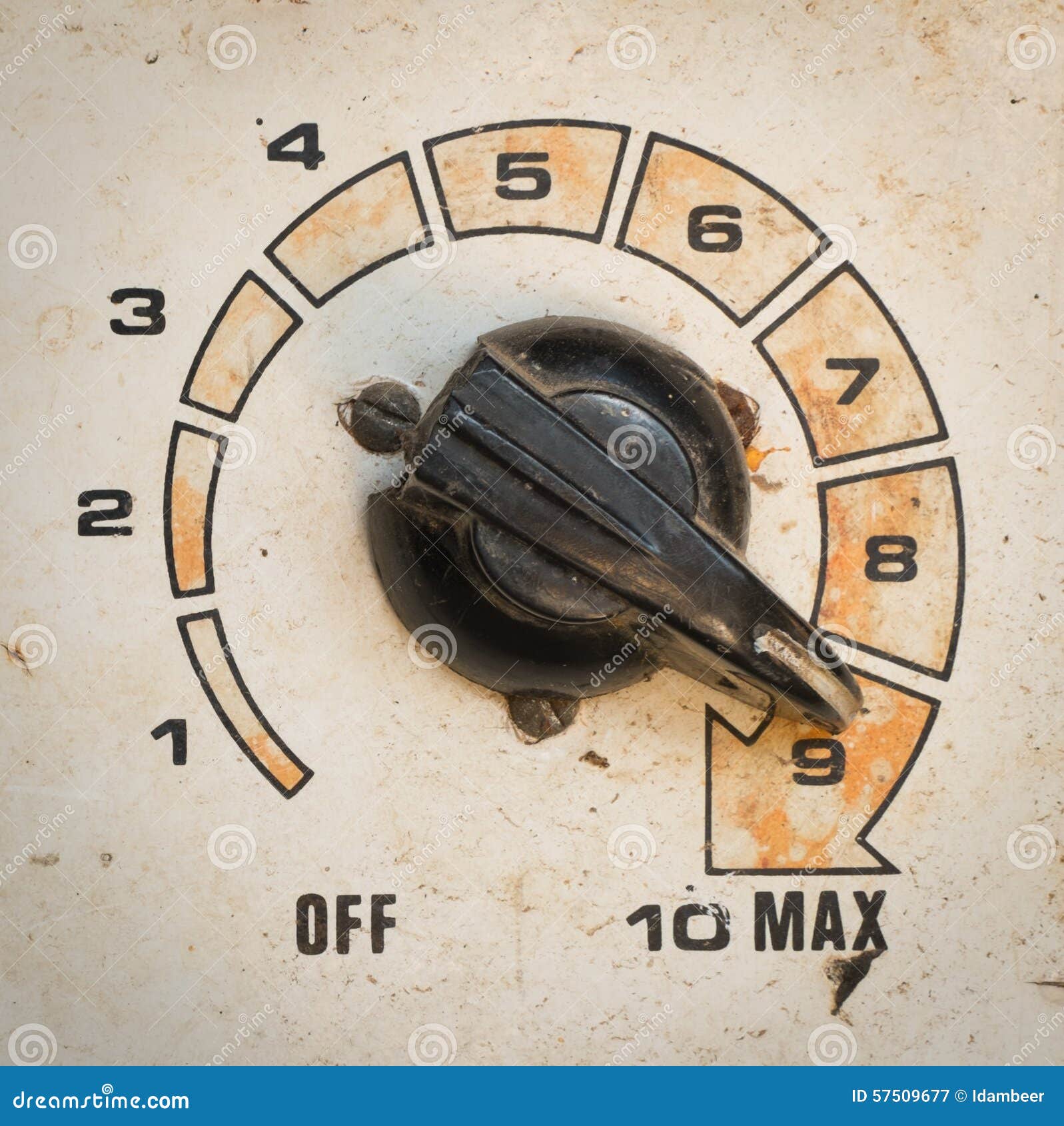 Old control panel button stock image. Image of turn, round - 57509677