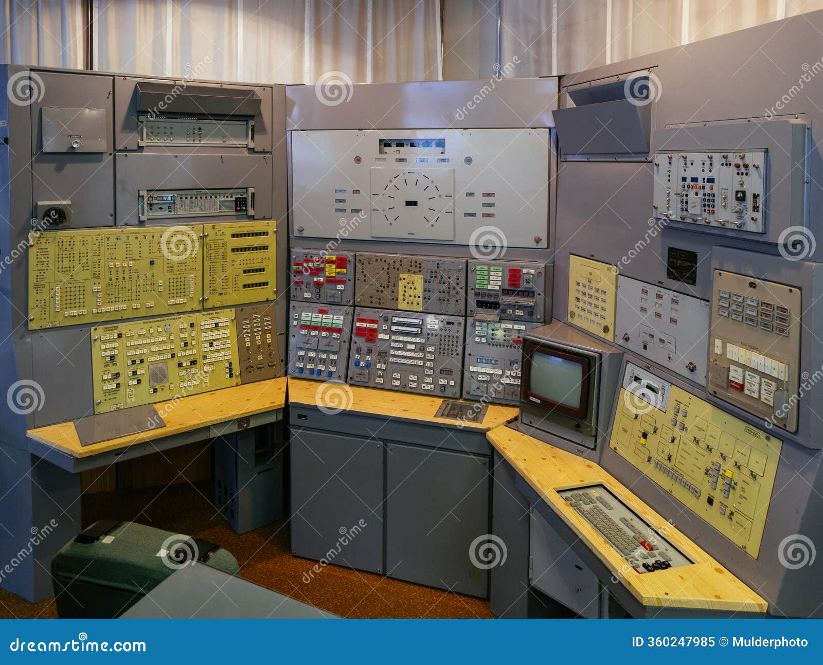 Old Control Panel of Soviet Nuclear Missile Stock Image - Image of ...