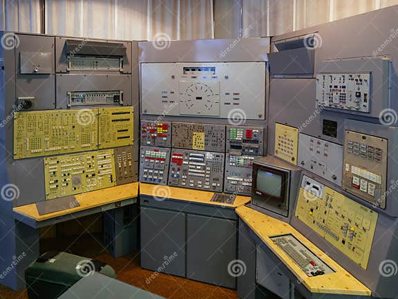 Old Control Panel of Soviet Nuclear Missile Stock Image - Image of ...