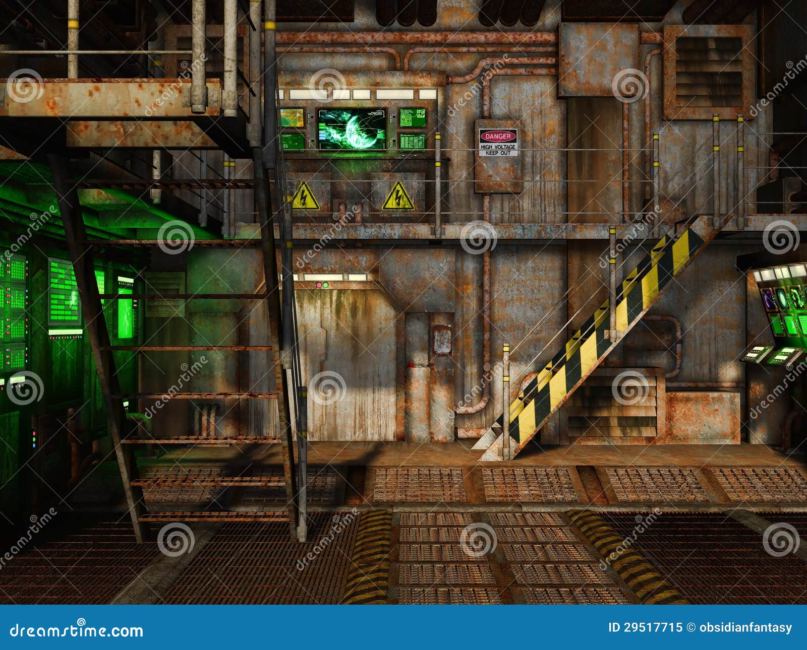 Old Industrial Control Panel