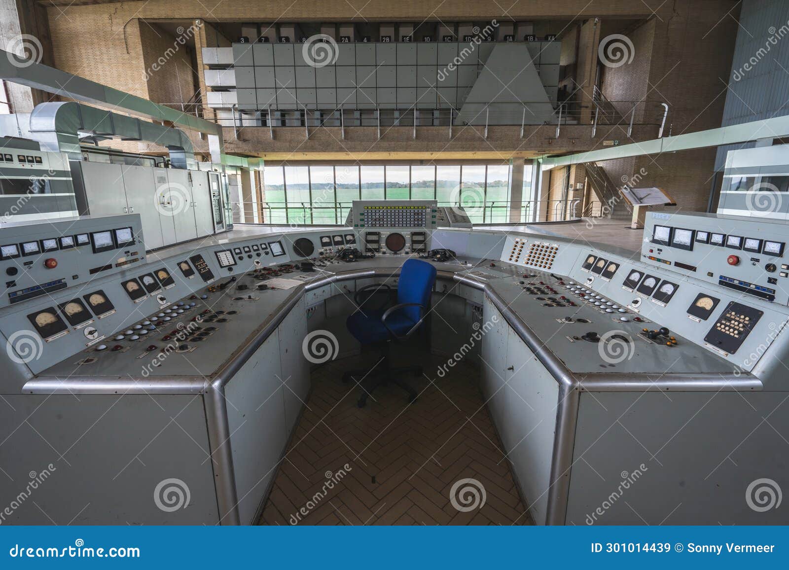 Old Control Room from an Abandoned Radiostation Stock Image - Image of ...