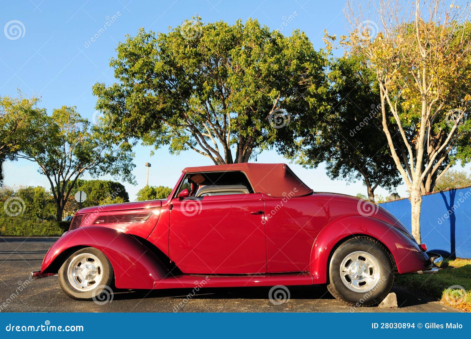 Old convertible car stock photo. Image of relic, coupe - 28030894