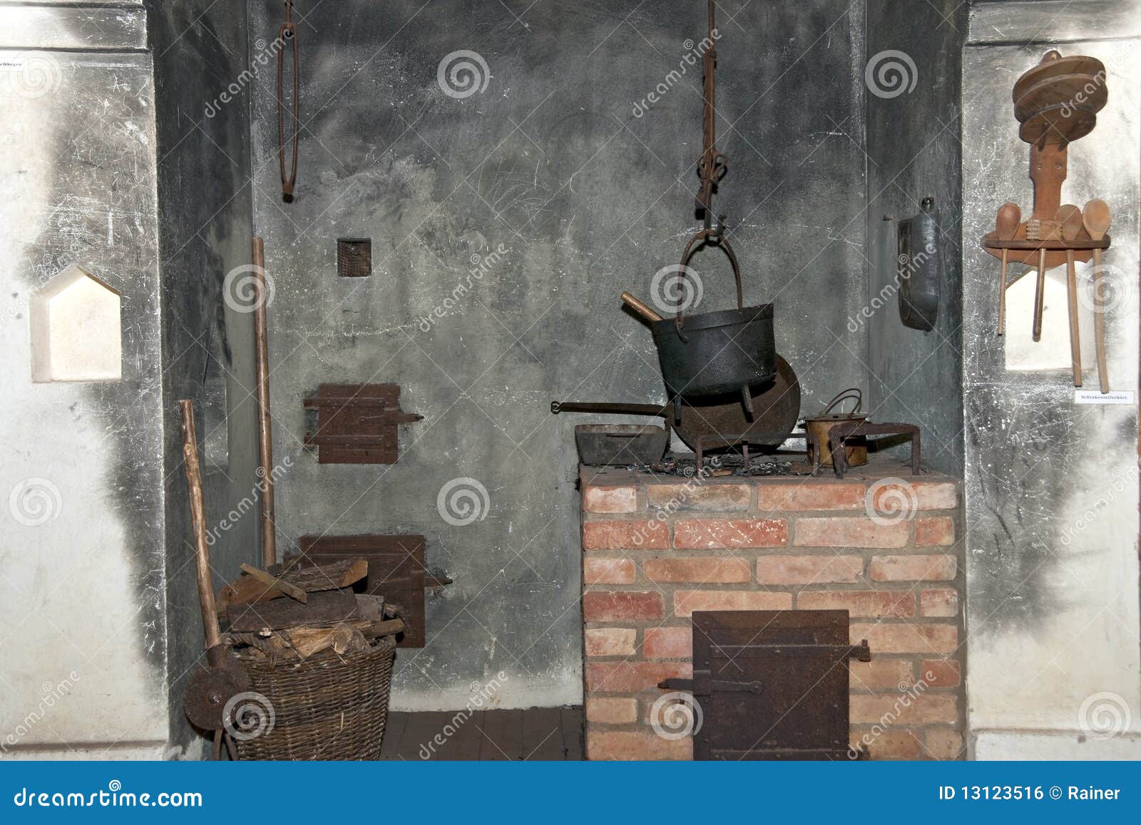 Old cooking area stock photo. Image of built, cooking - 13123516