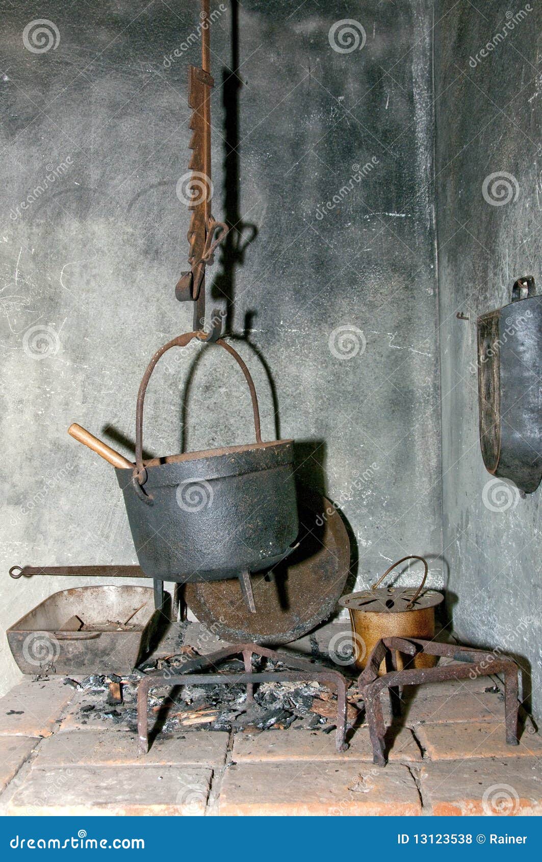 Old cooking area stock photo. Image of soot, obsolete - 13123538