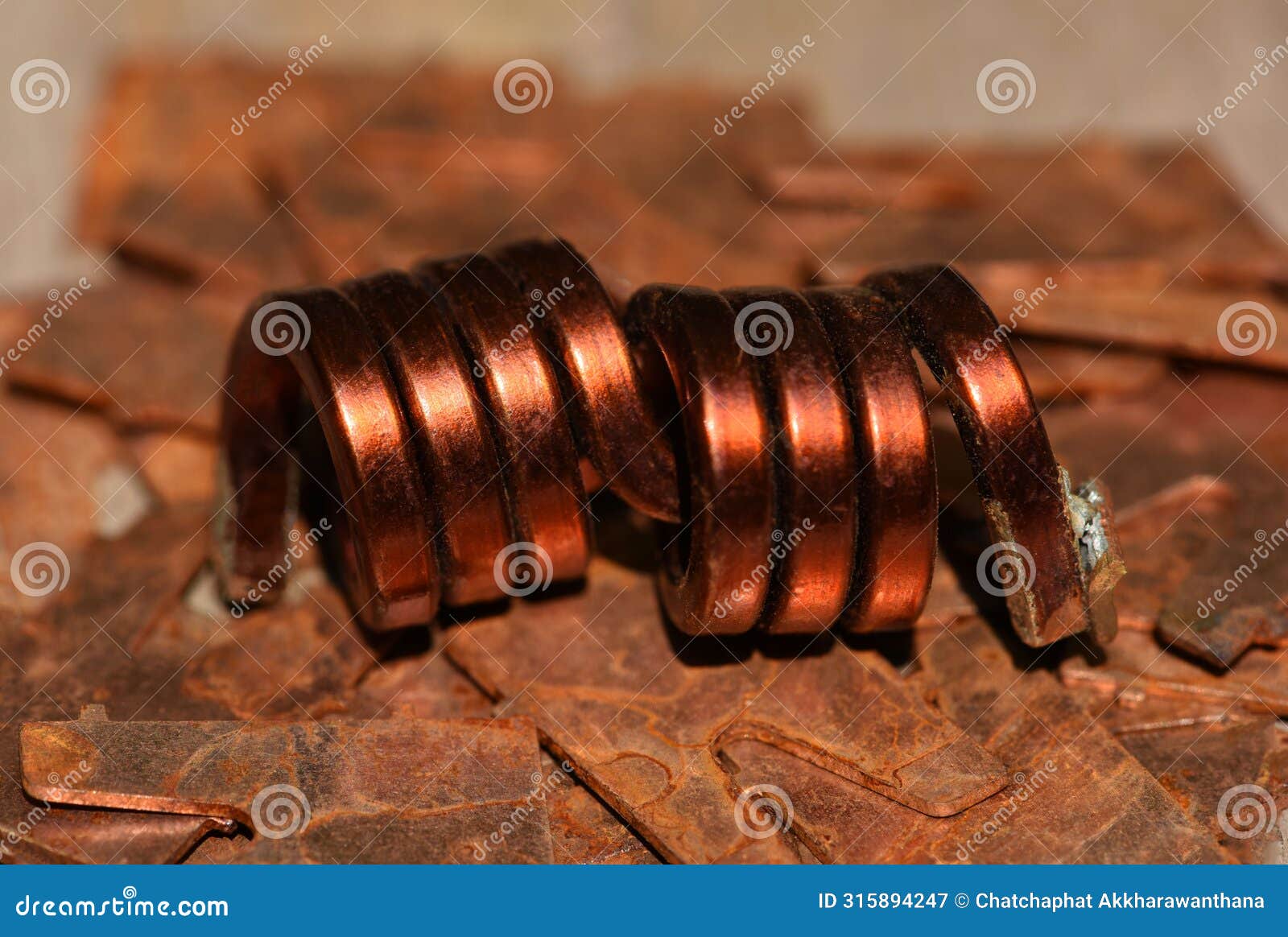 Old Copper Scrap for Recycling . Stock Image - Image of waste, dessert ...