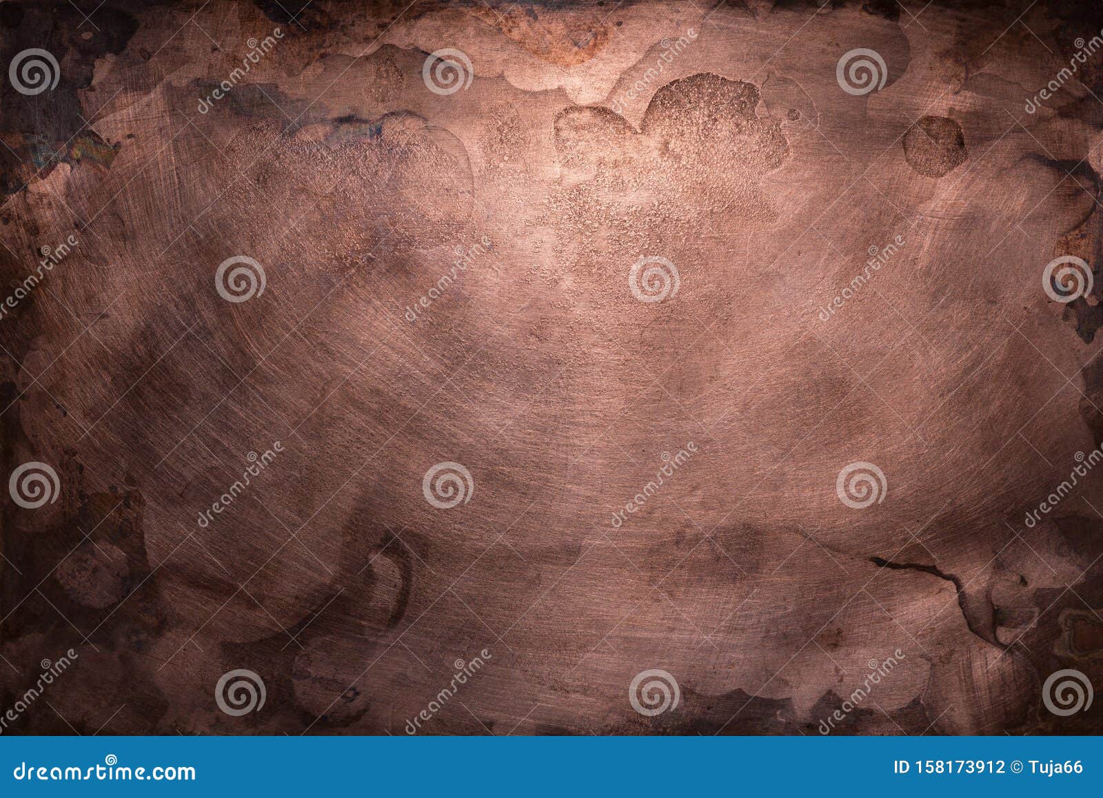 Old copper texture stock photo. Image of grungy, background - 158173912
