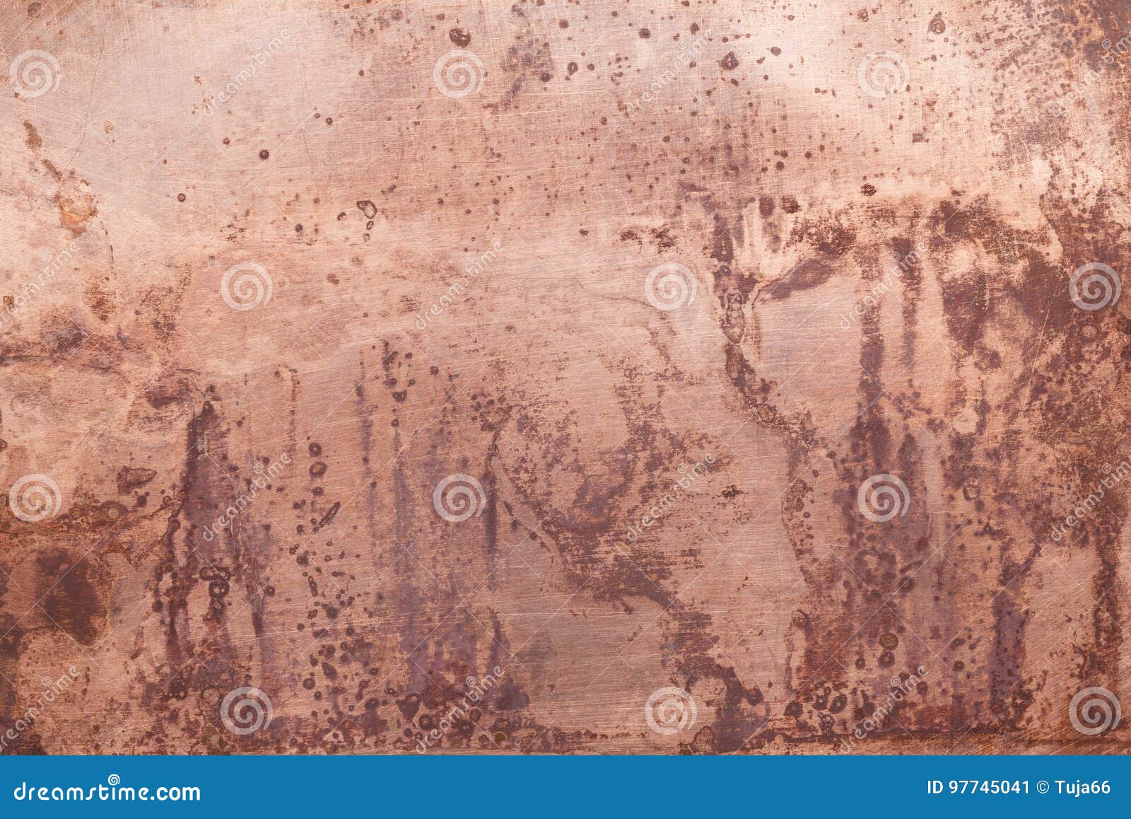 Old copper texture stock image. Image of rusty, iron - 97745041