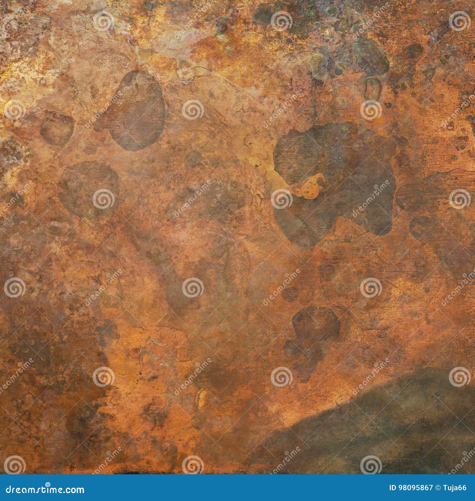 Old copper texture stock image. Image of background, metallic - 98095867