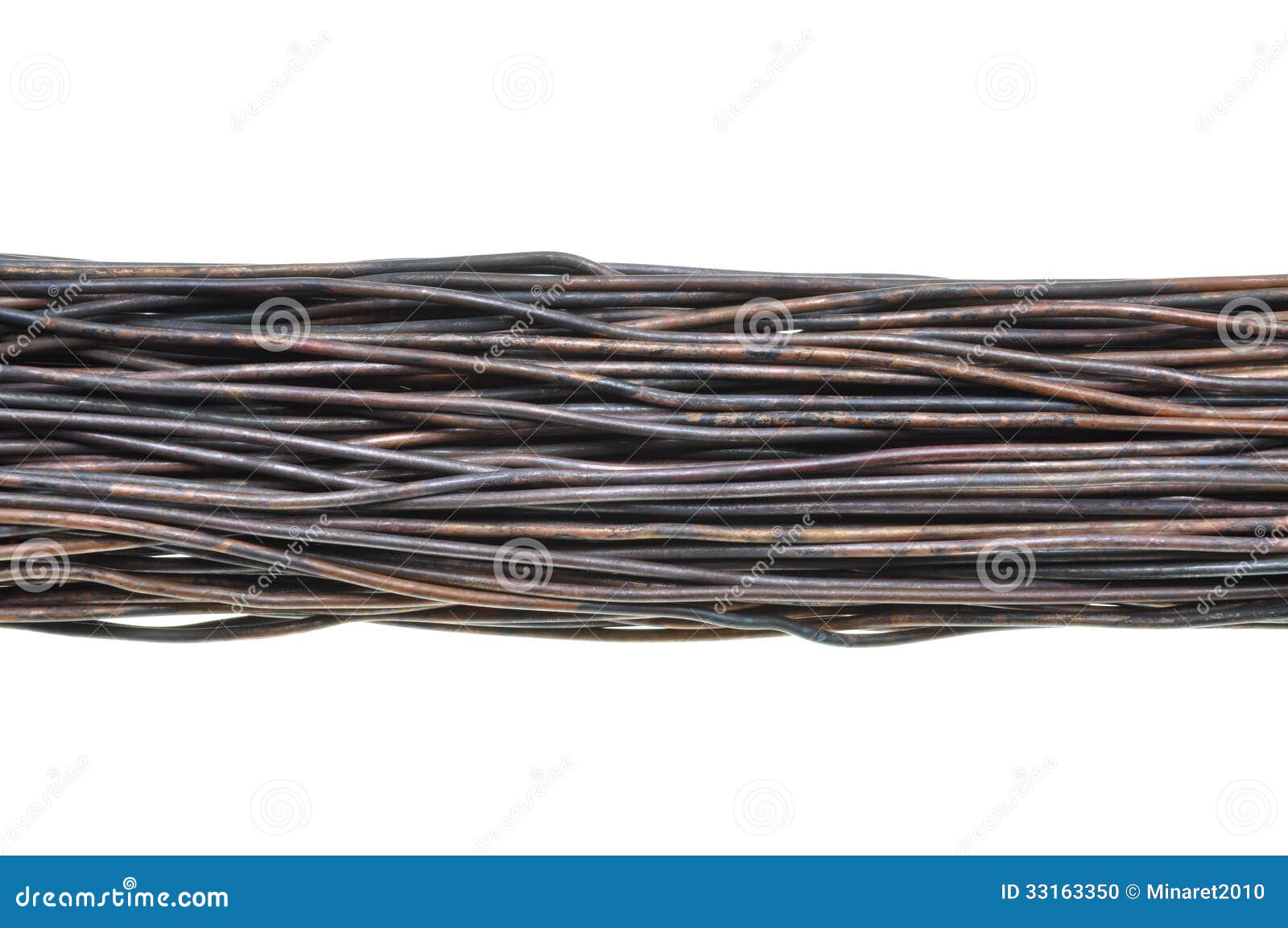 Old copper wires stock photo. Image of color, industry - 33163350