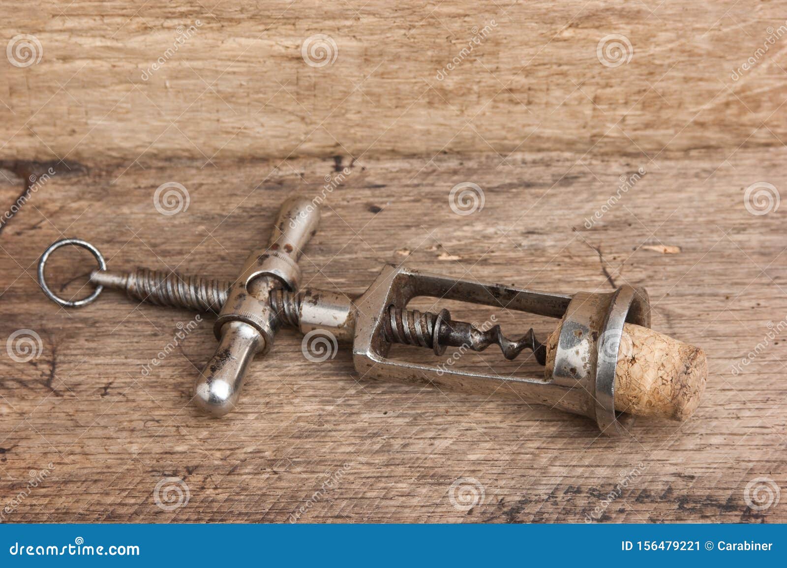 Old corkscrew stock image. Image of steel, stainless - 156479221