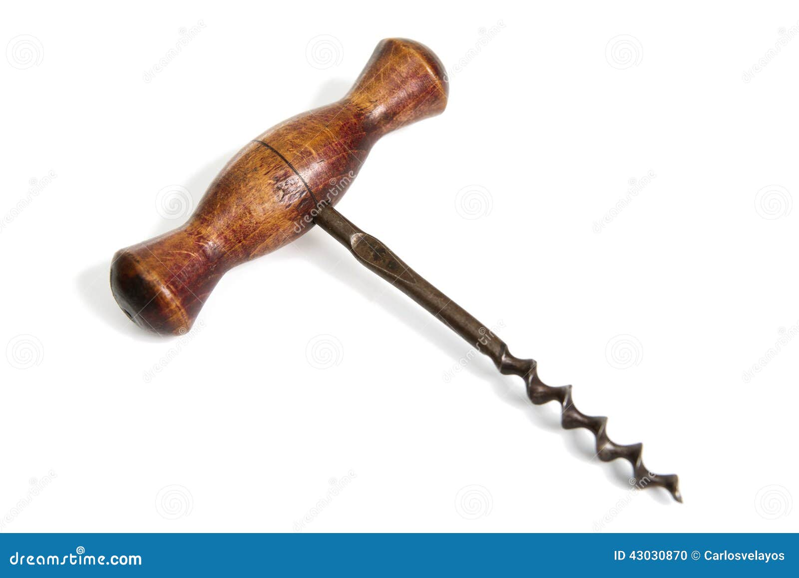 Old Corkscrew stock photo. Image of isolated, handicrafts - 43030870