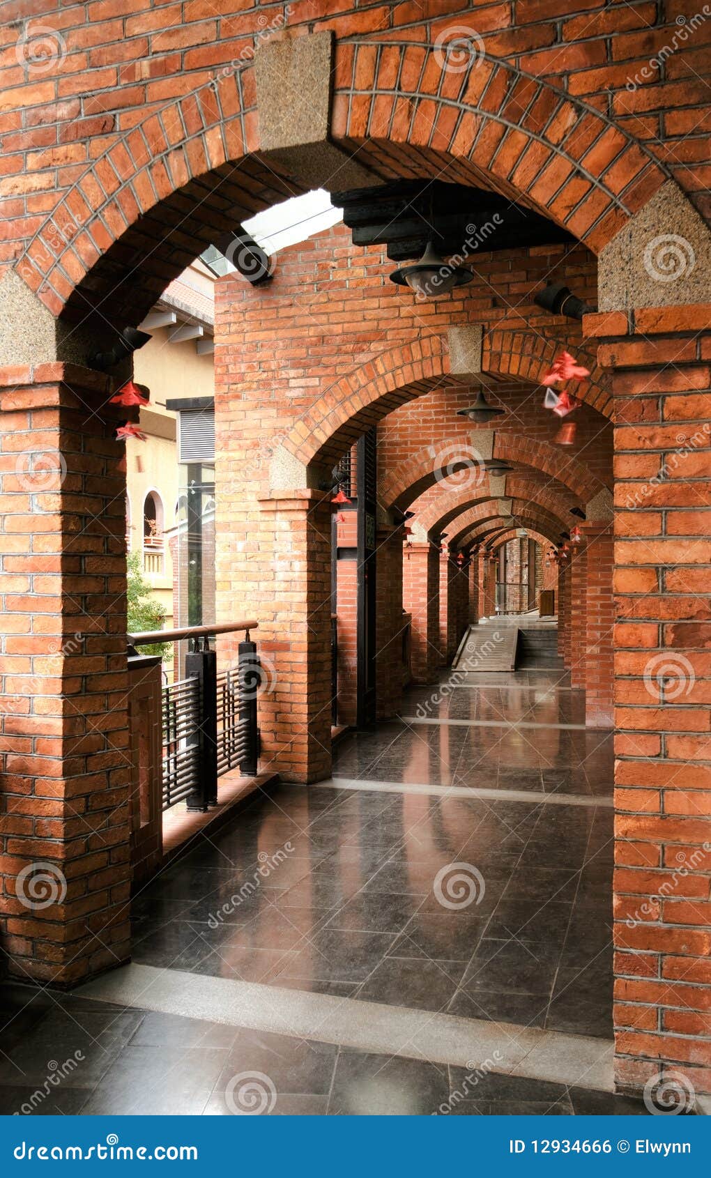 Old corridor stock photo. Image of inside, architectural - 12934666