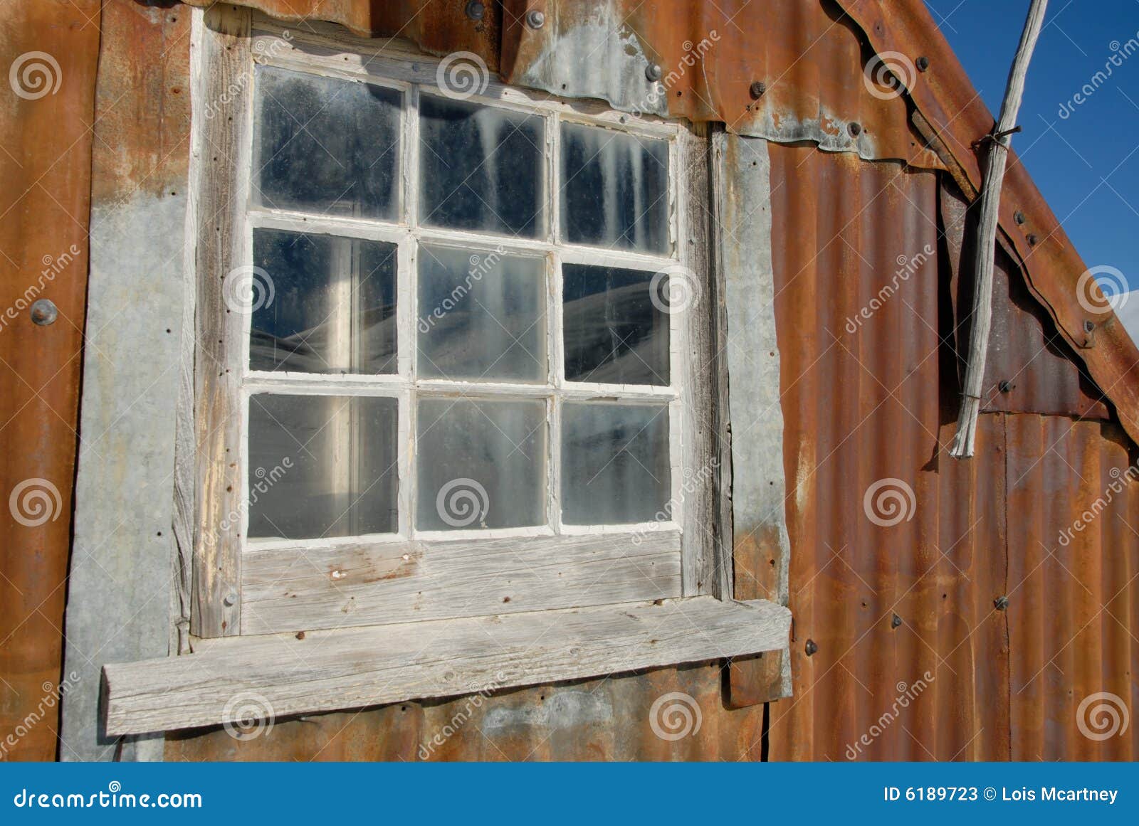 Old corrugated iron hut stock image. Image of architectural - 6189723