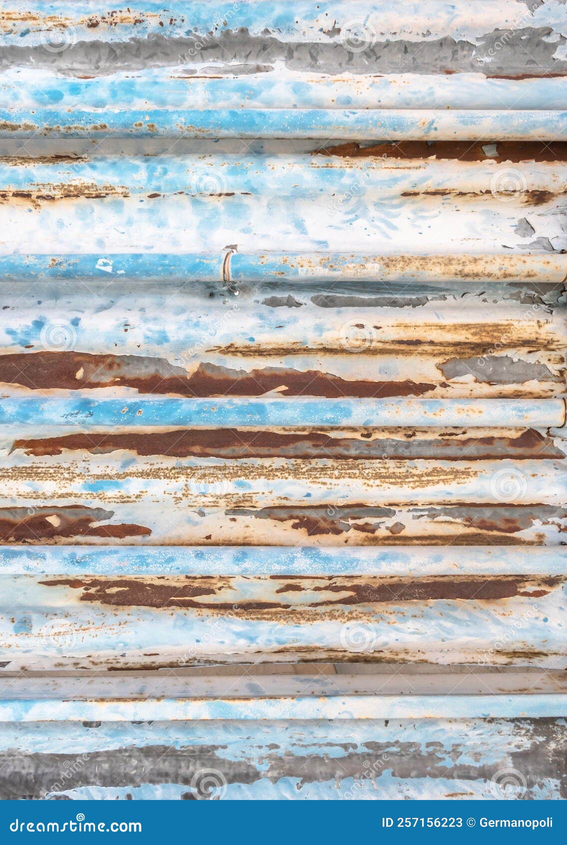 Old Corrugated Metal Texture Stock Image - Image of abstract, steel ...