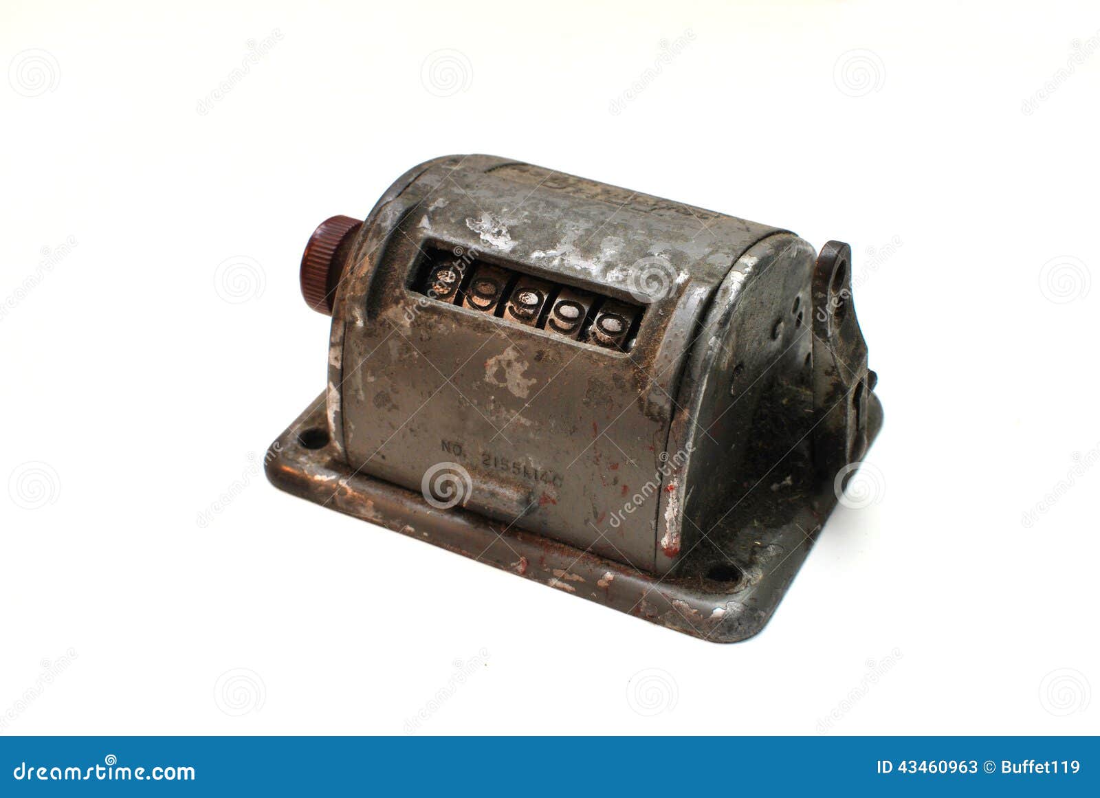 OLD COUNTER MACHINE stock image. Image of nine, number - 43460963