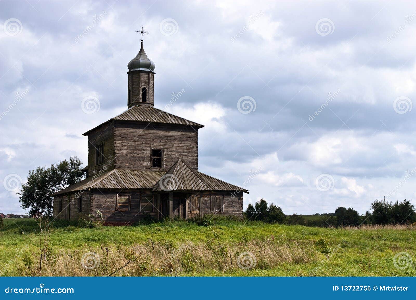 Old Country Church stock photo. Image of land, obsolete - 13722756