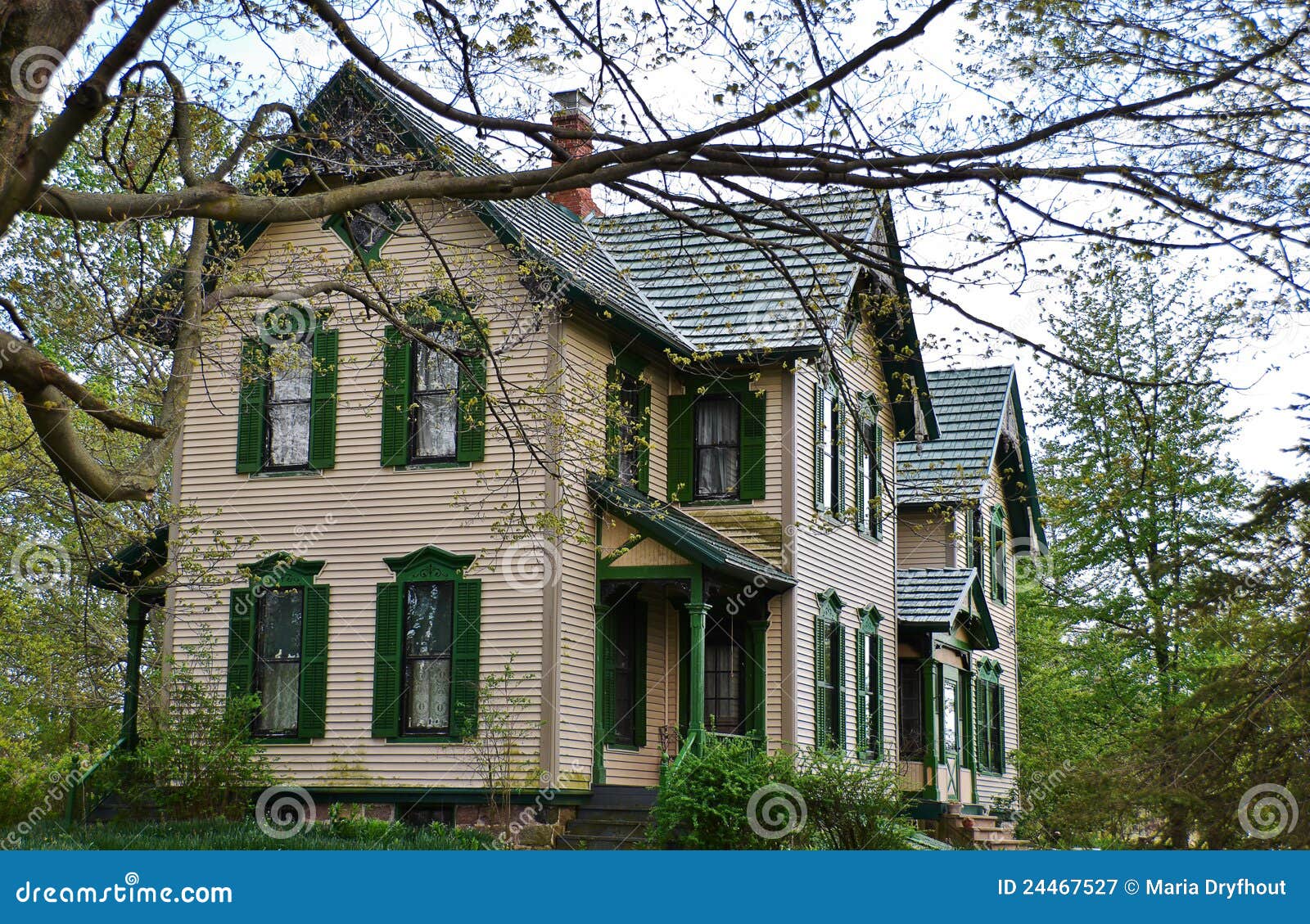 Old Country House stock image. Image of vintage, exterior - 24467527