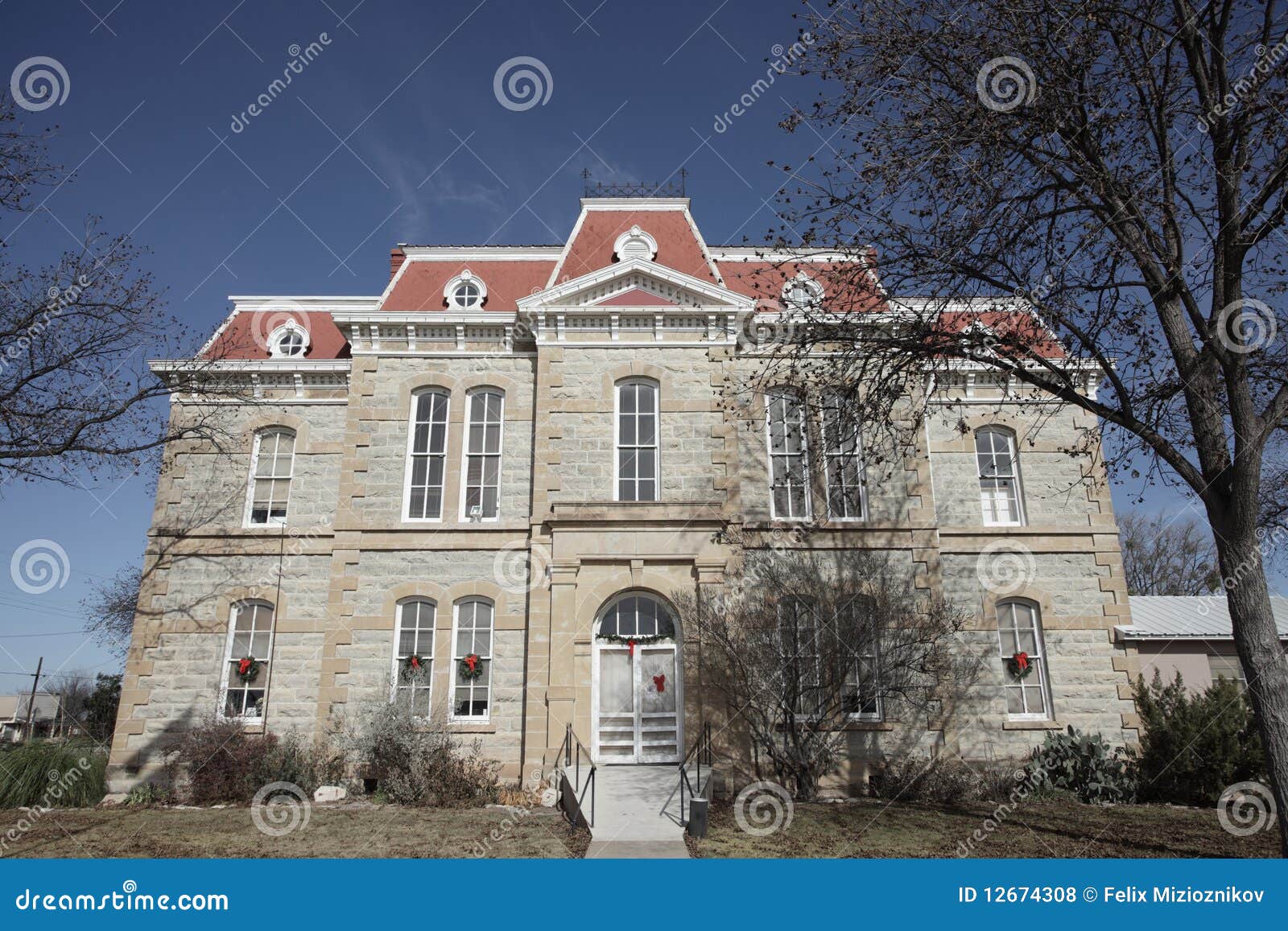 Old courthouse stock photo. Image of house, blue, construction - 12674308