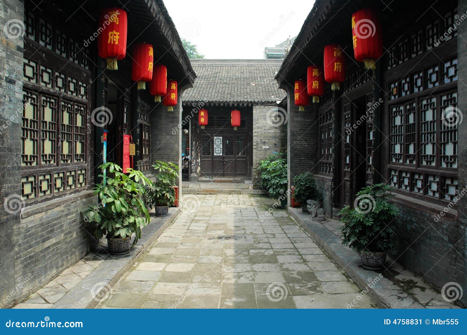 Old courtyard stock image. Image of county, hebei, asia - 4758831