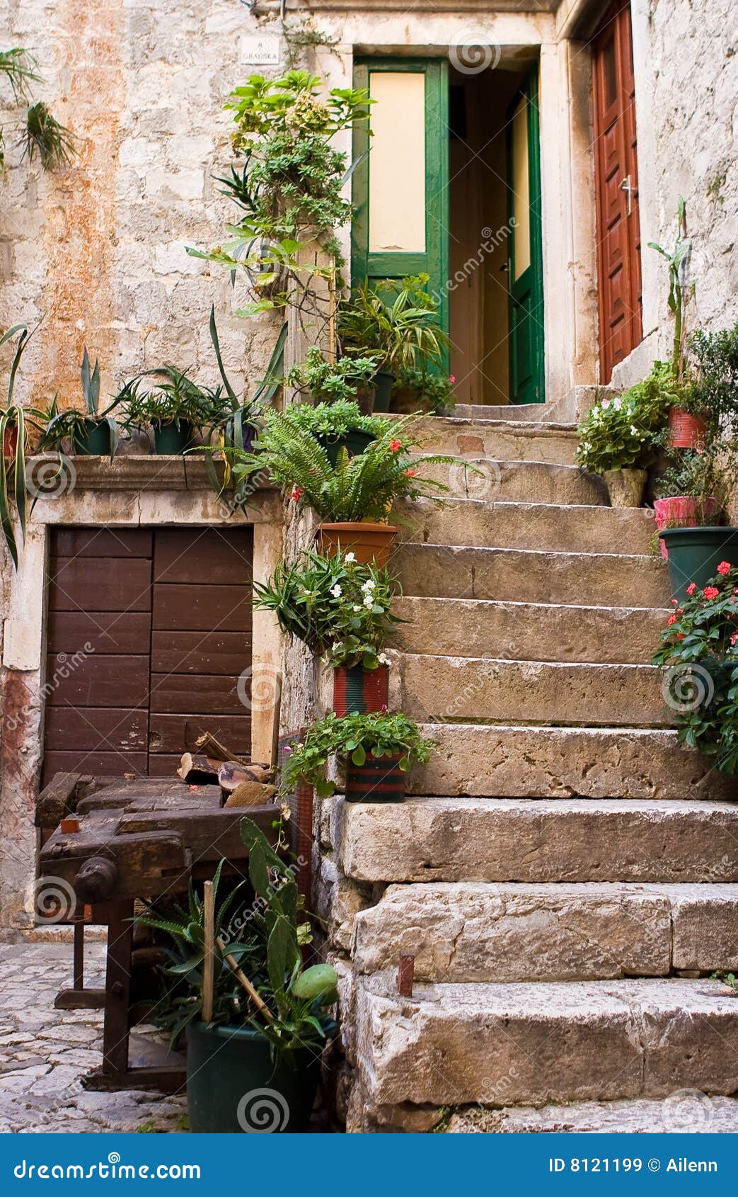 Old courtyard stock image. Image of entrance, history - 8121199