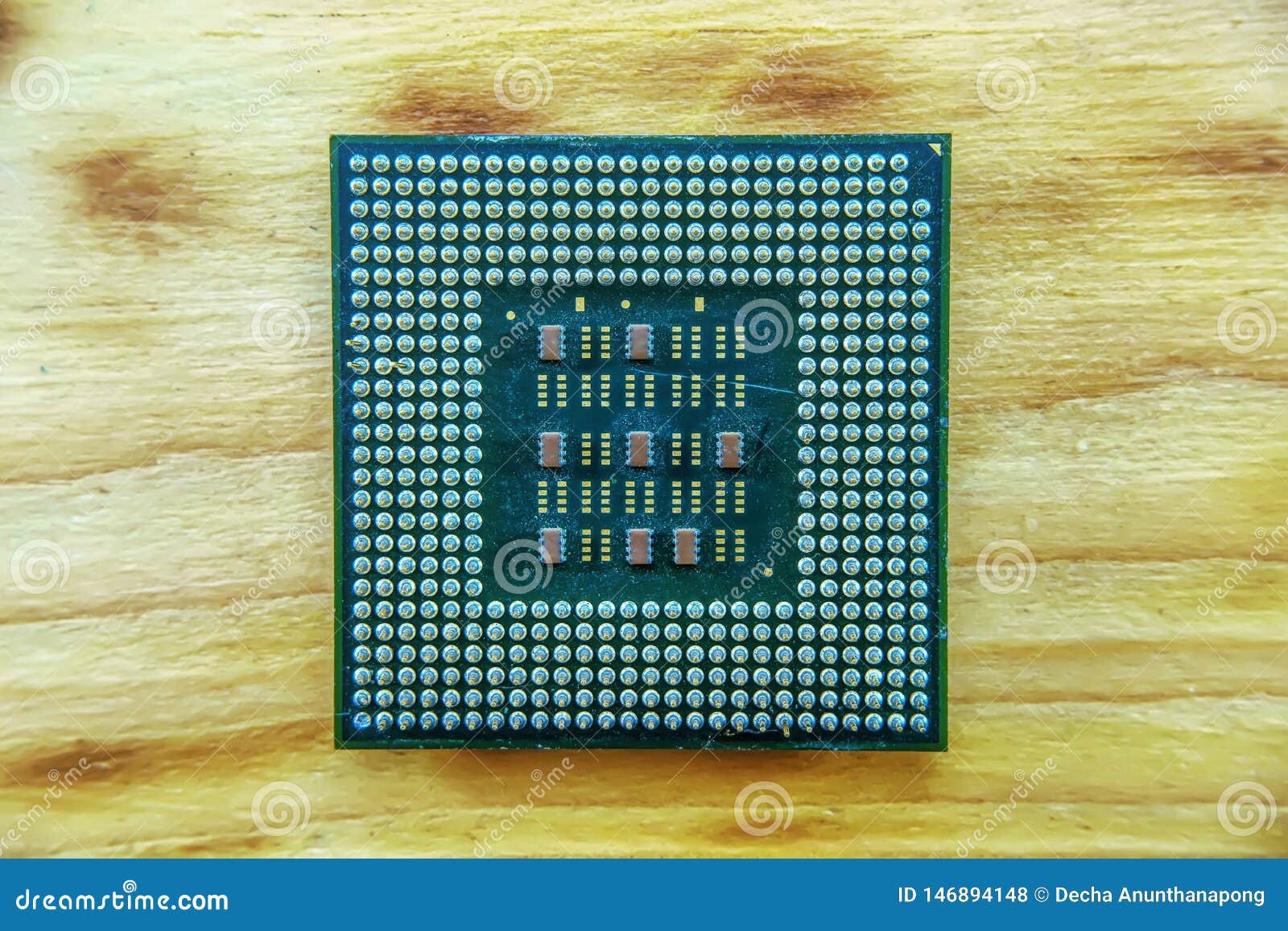 Old CPU Socket 478 is Damaged Stock Photo - Image of damaged ...