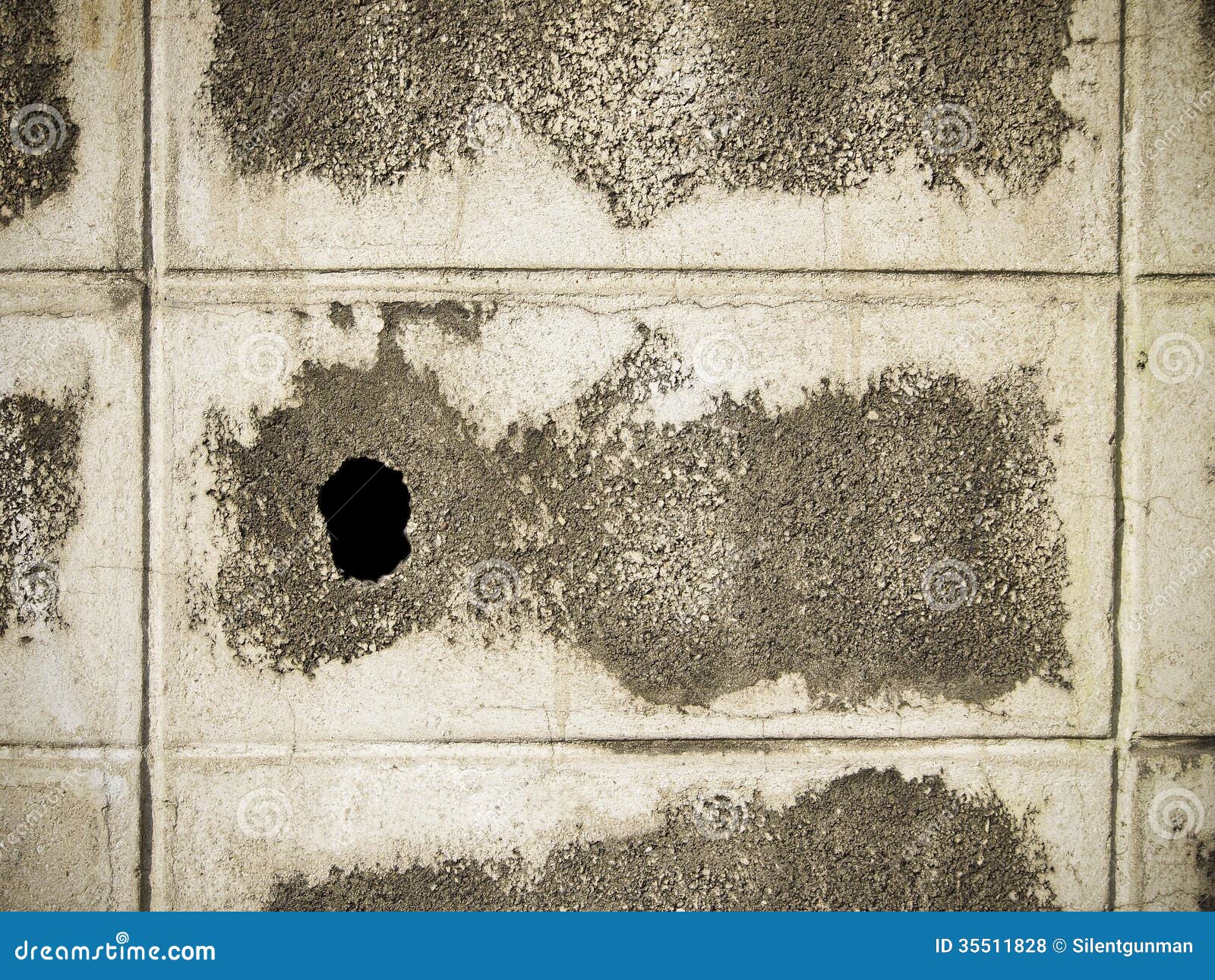 Old crack hole stock photo. Image of block, backdrop - 35511828