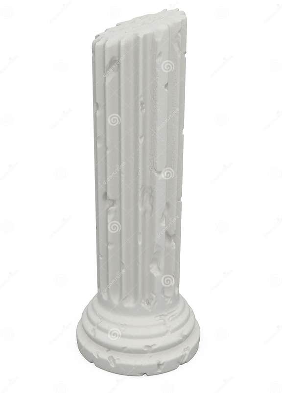 Old Cracked Column stock illustration. Illustration of break - 20101022