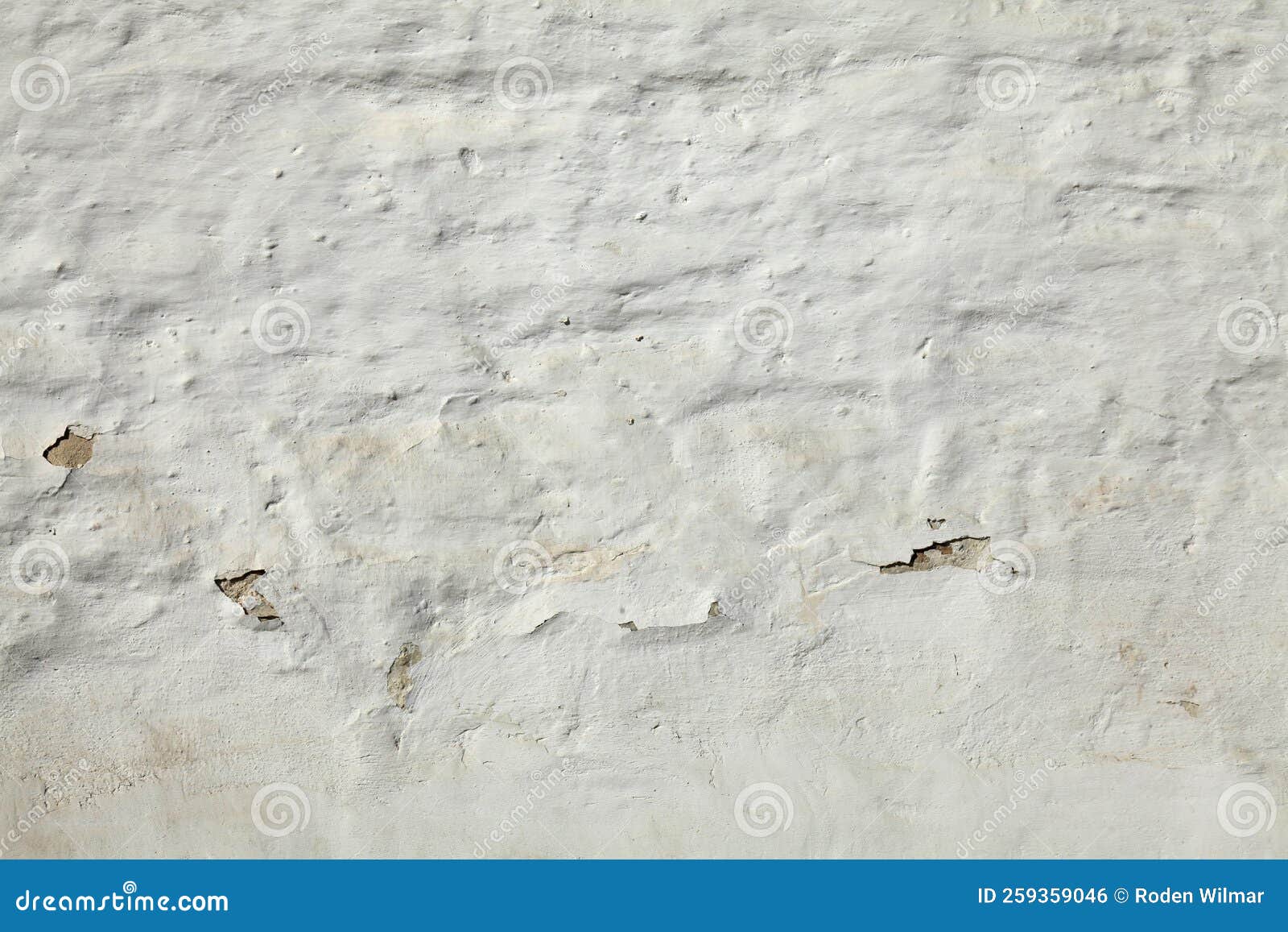 Old and Cracked, Dilapidated and Uneven Brick Wall, Painted with ...