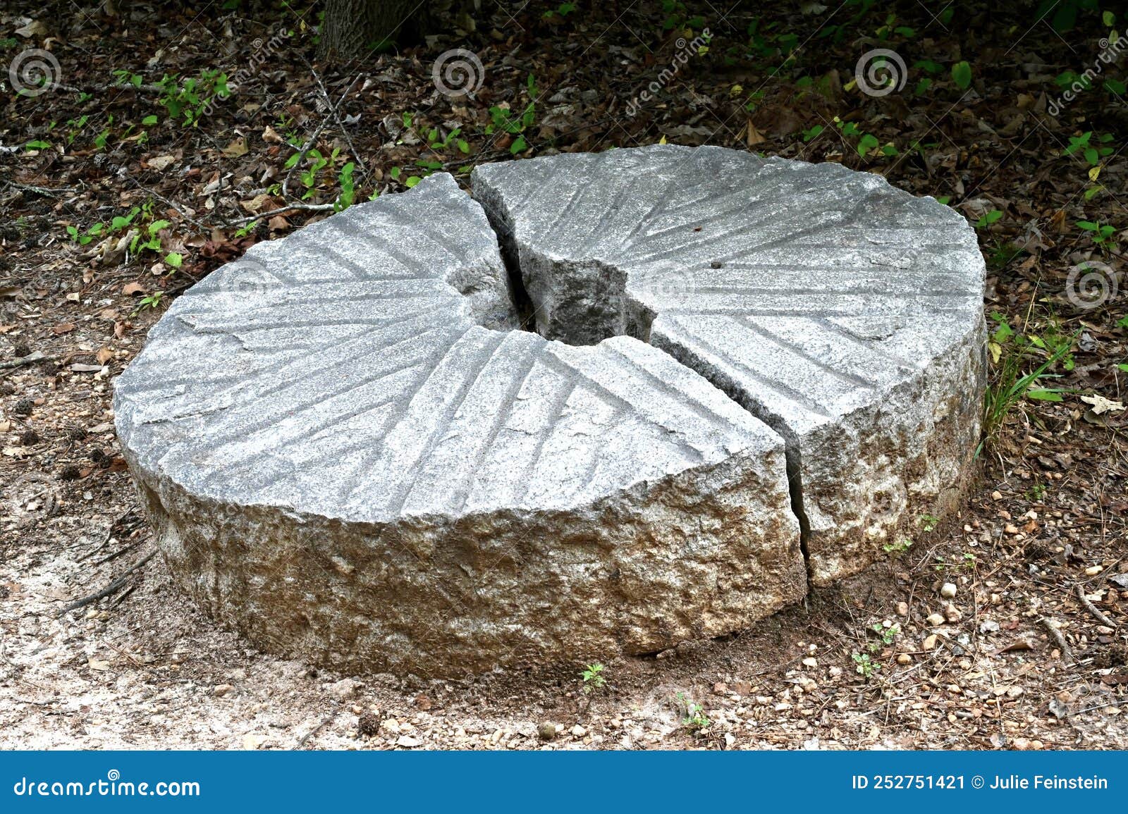 Cracked Millstone stock image. Image of millstone, furrowed - 252751421