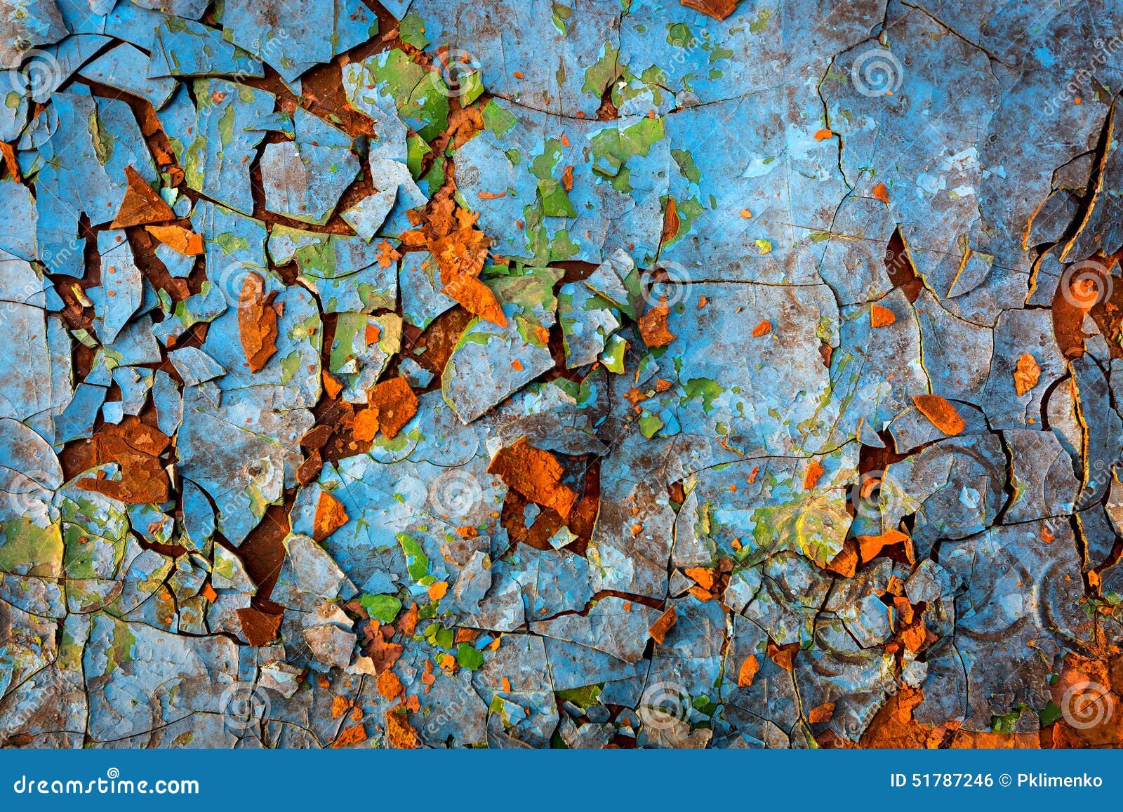 Old cracked paint on wall stock photo. Image of surface - 51787246