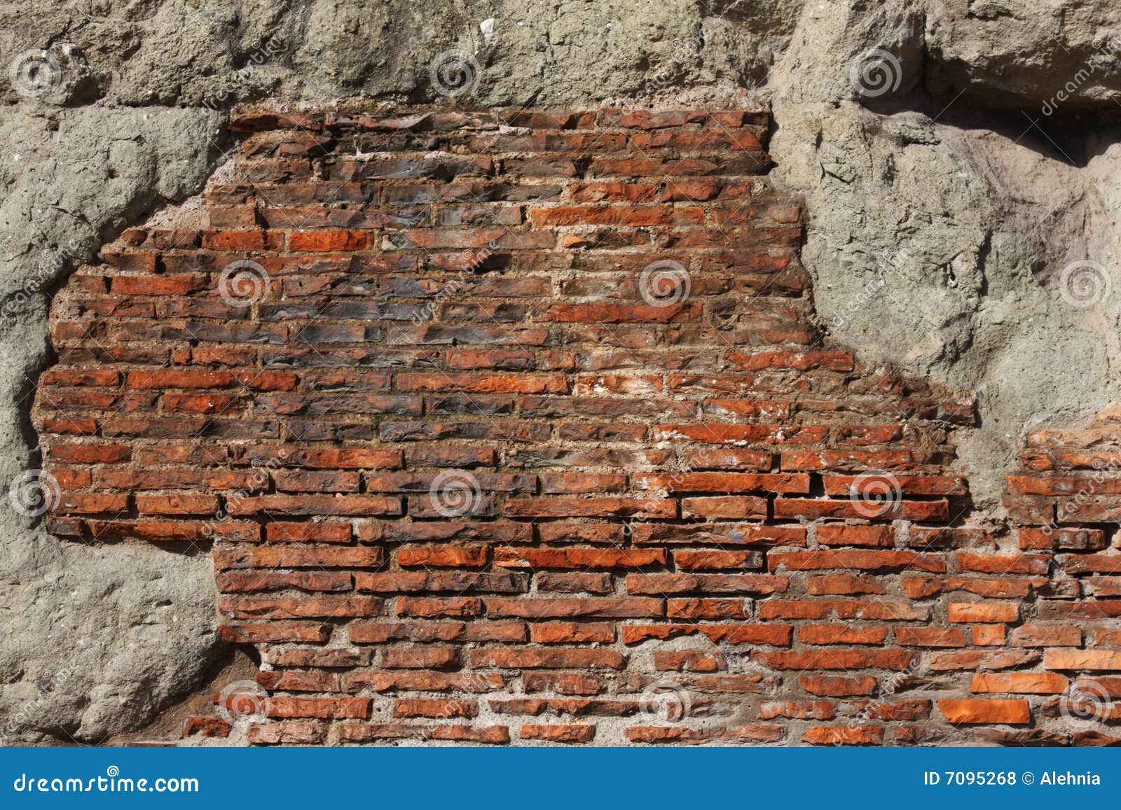 Old Cracked Red Bricks Wall Texture Stock Photo - Image of blocks, clay ...